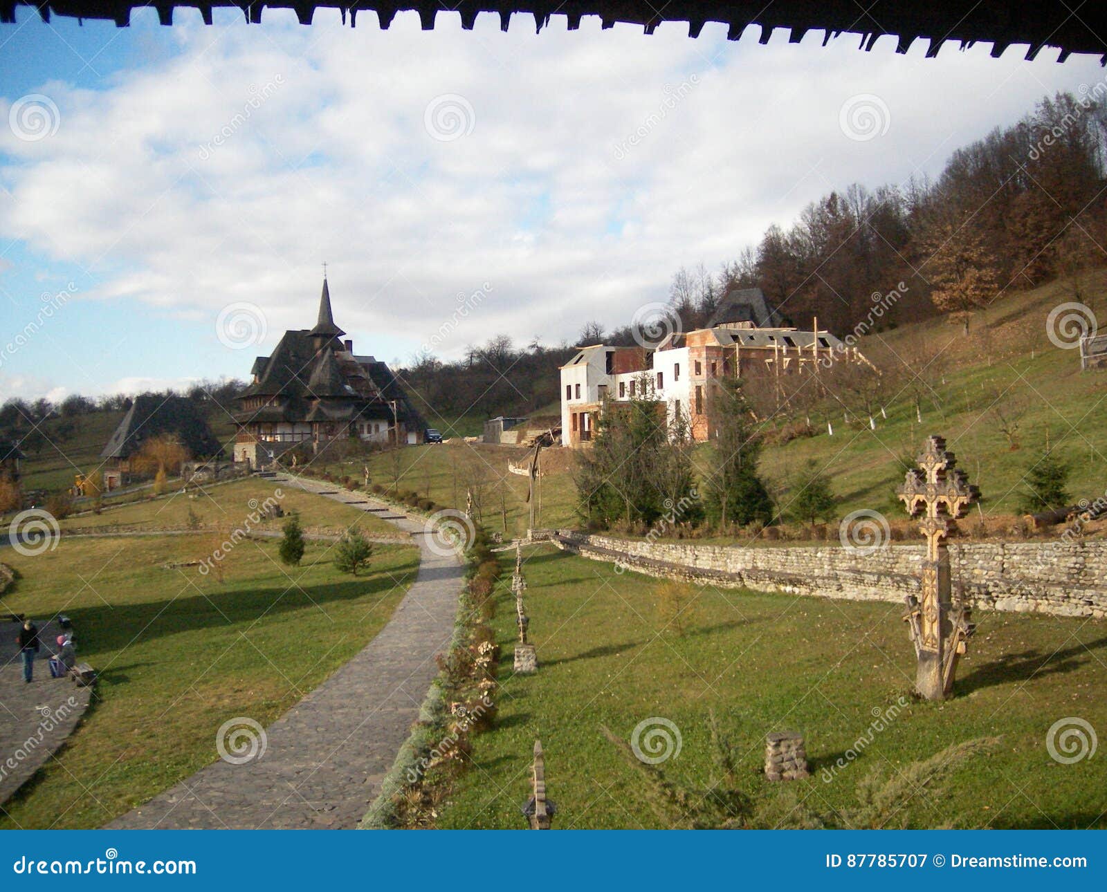 Romanian Monastary editorial photography. Image of countryside - 87785707