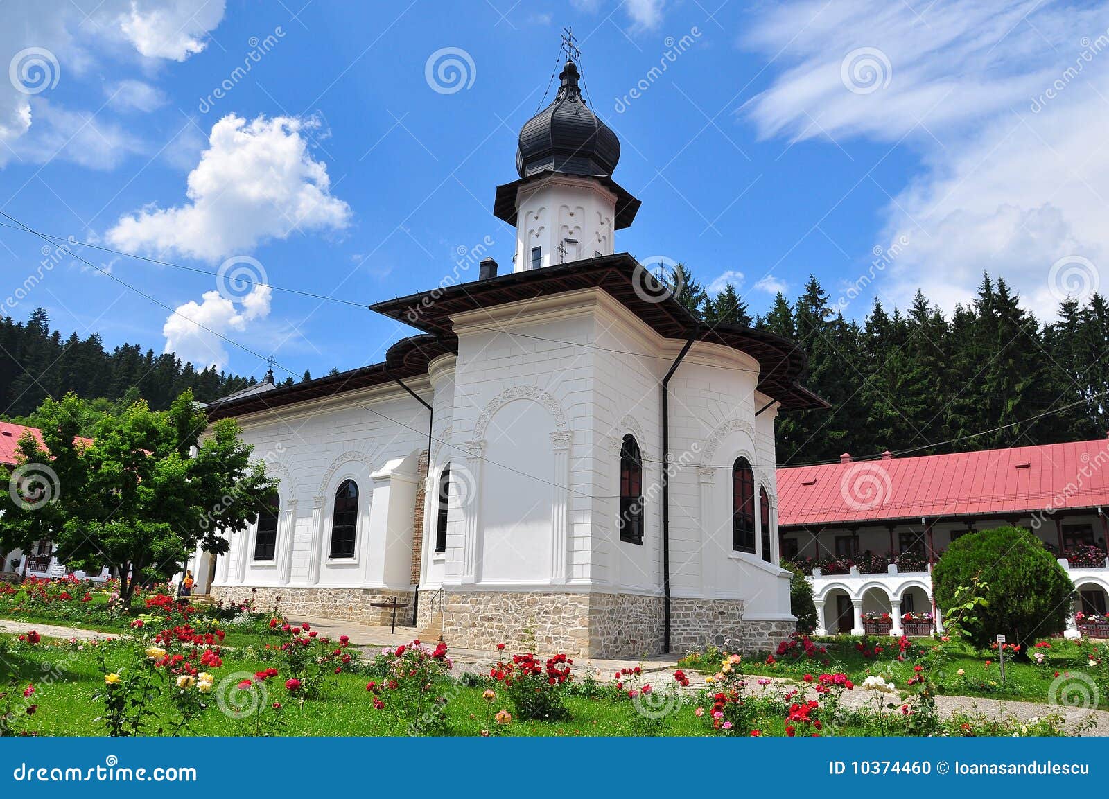 Romanian Orthodox Monastery Stock Photo - Image of cloistral, orthodoxy ...