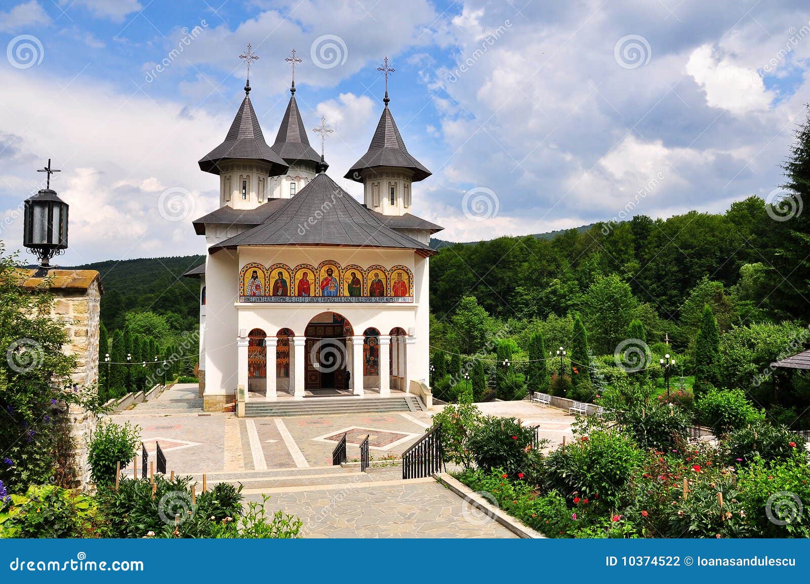 Romanian Orthodox Monastery Stock Photo - Image of bell, orthodox: 10374522