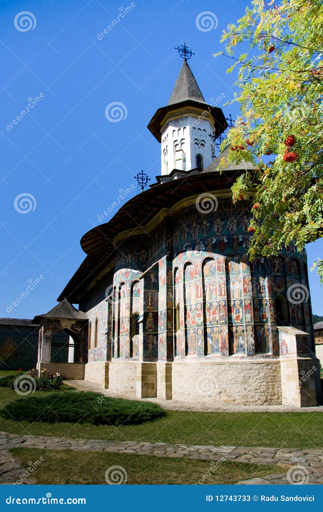 Romanian Orthodox Monastery Stock Image - Image of tourism, church ...