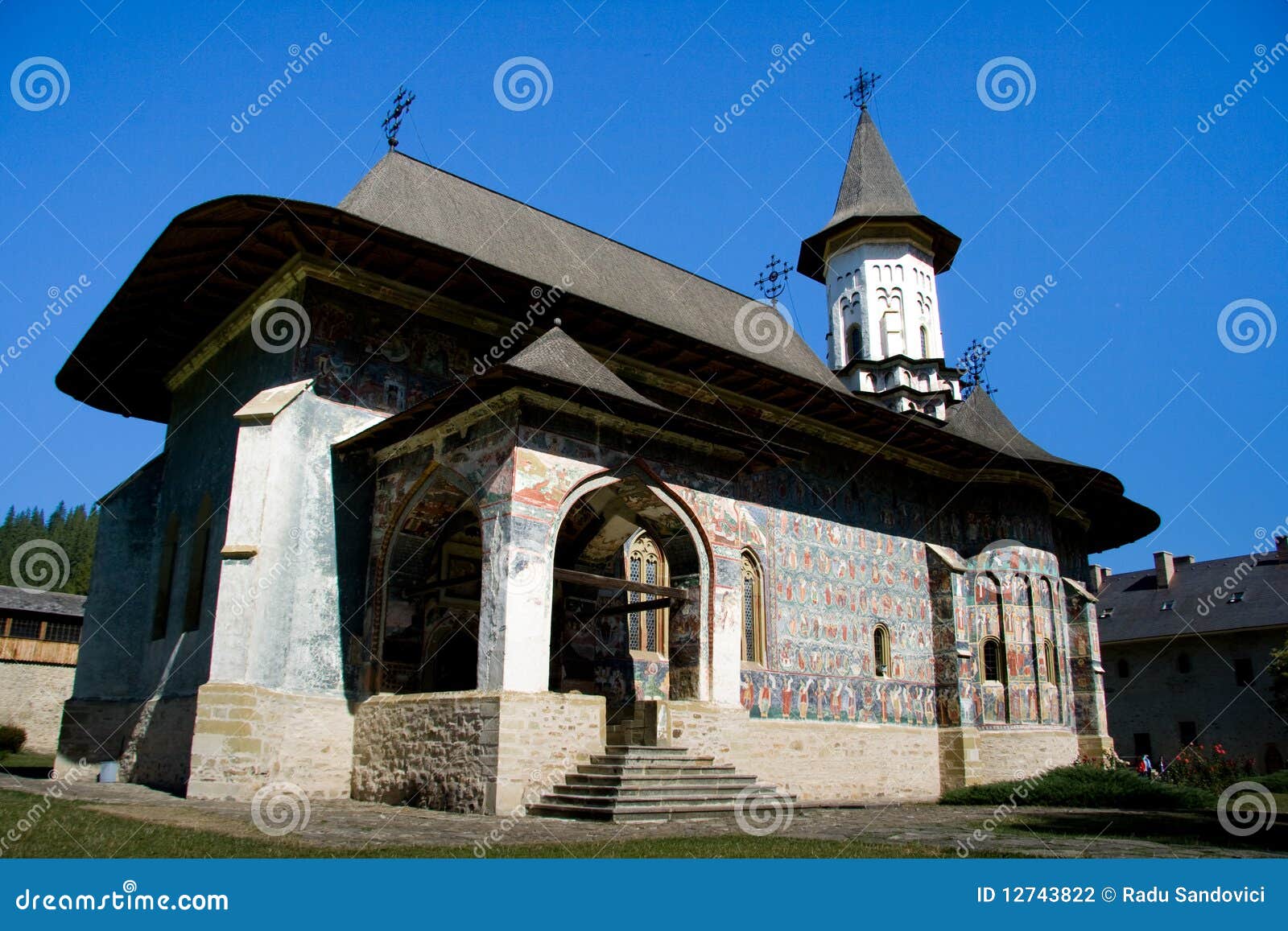 Romanian Orthodox Monastery Stock Photo - Image of orthodox, travel ...