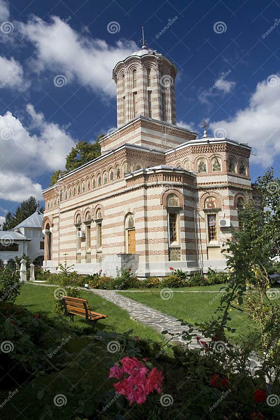 Romanian Orthodox Monastery Stock Image - Image of architecture ...