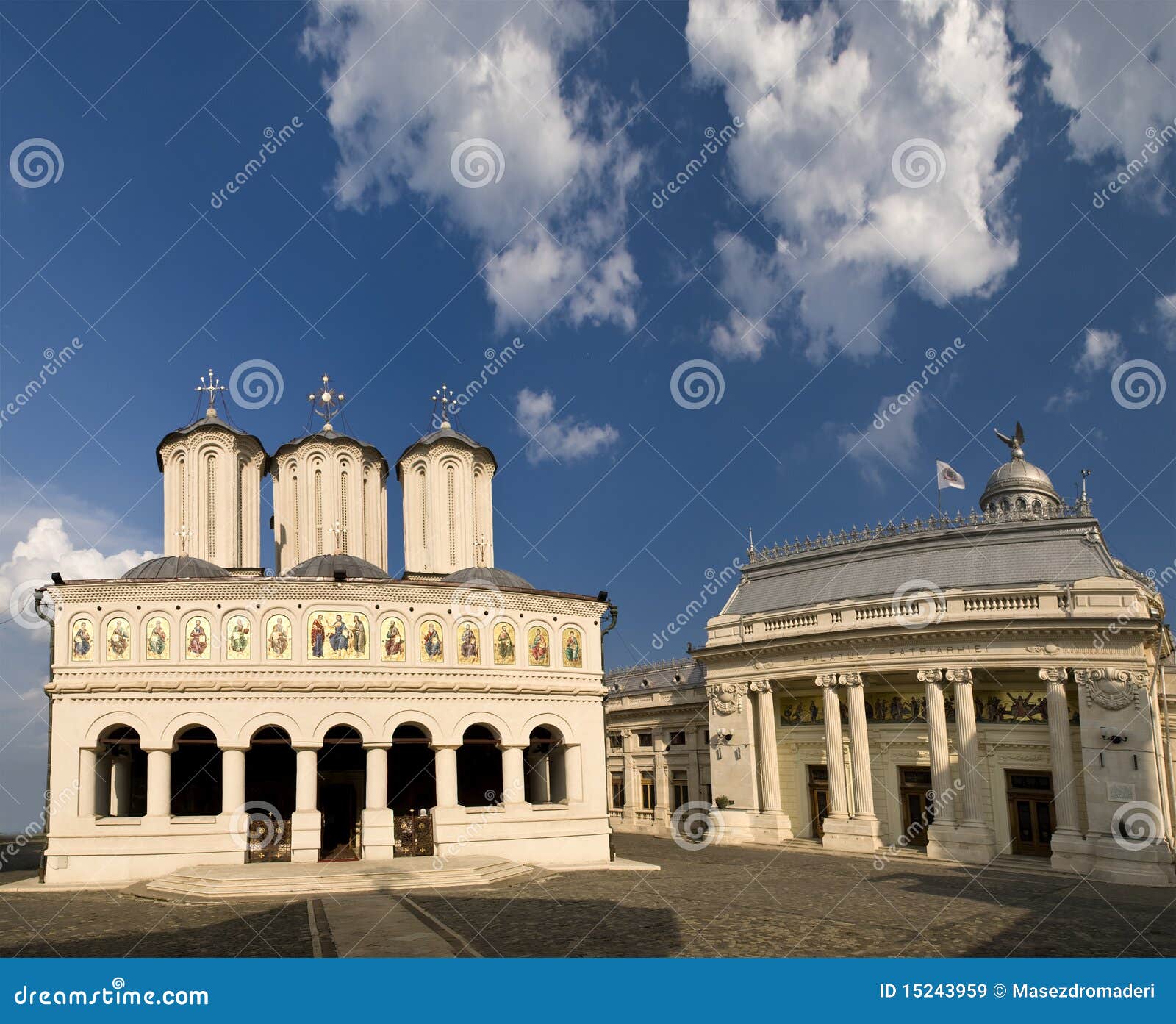 Romanian Patriarchal Cathedral Stock Image - Image of cathedral ...