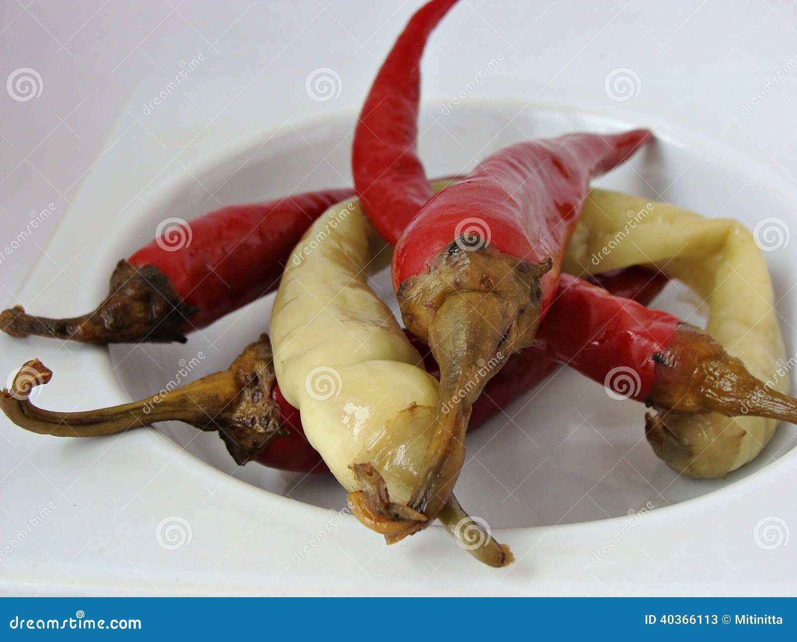 Romanian Pickled Chili Peppers Stock Image - Image of vinegar, peppers ...