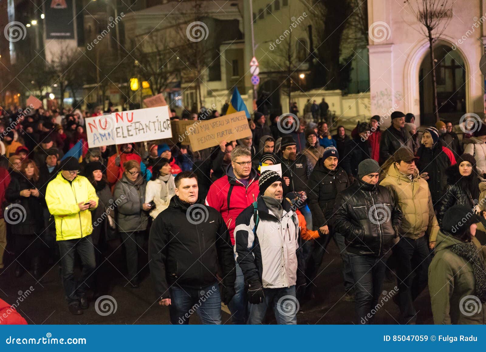 Romanian Protest 29/01/2017 Editorial Stock Image - Image of ...