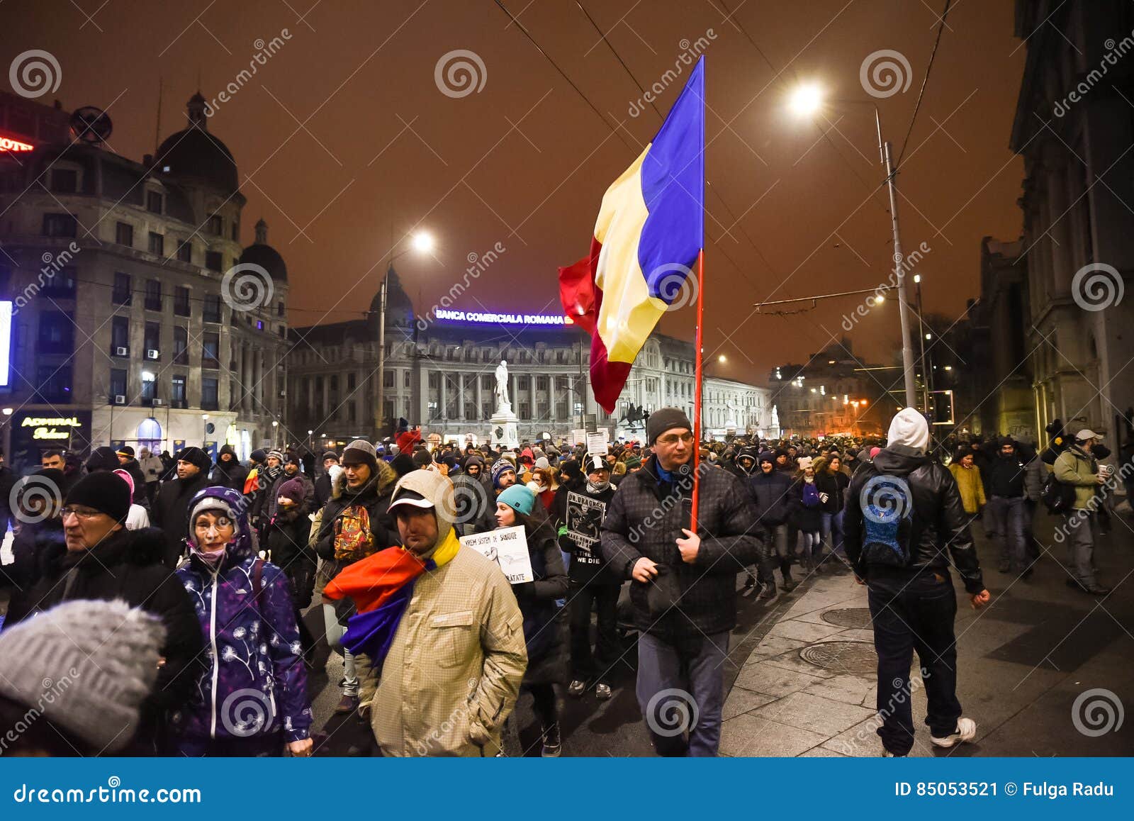 Romanian Protest 29/01/2017 Editorial Photo - Image of justice ...