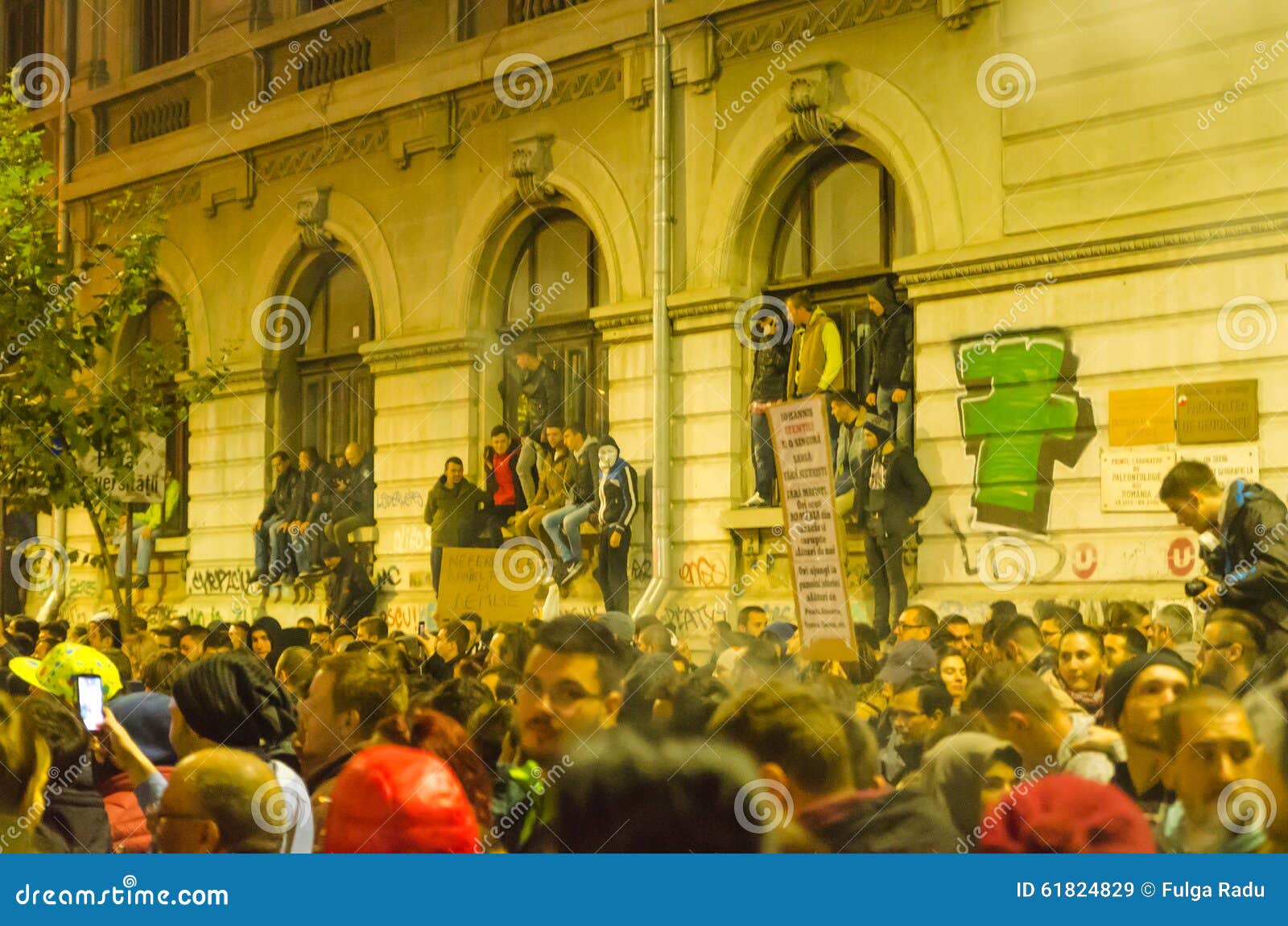 Romanian Protest 04/11/2015 Editorial Stock Image - Image of government ...