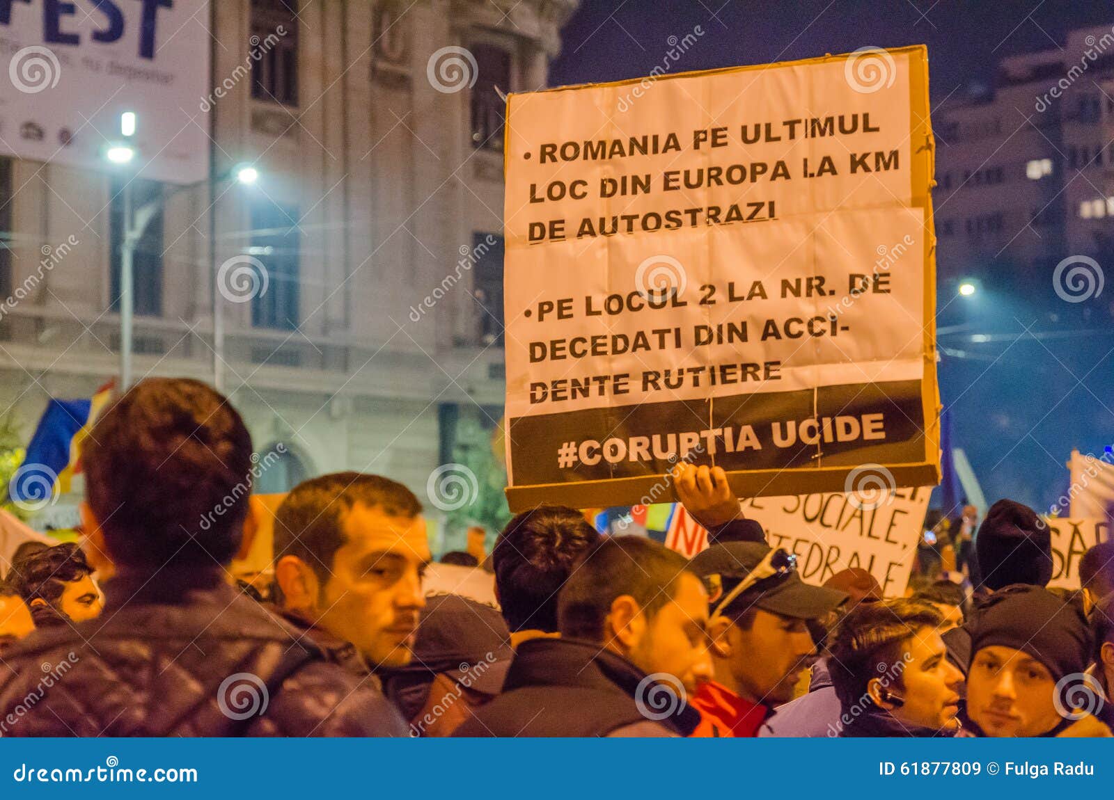 Romanian Protest 05/11/2015 Editorial Stock Image - Image of flag ...