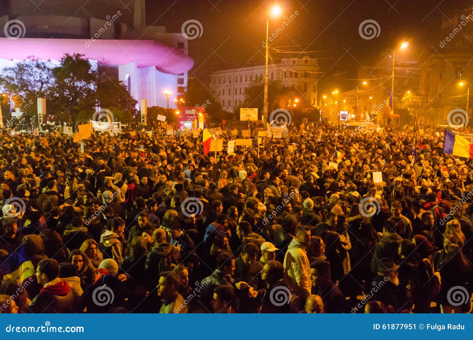 Romanian Protest 05/11/2015 Editorial Photo - Image of activist ...