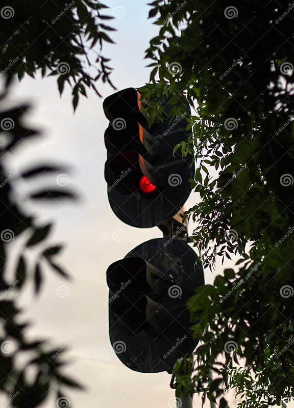 Romanian Railway Traffic Light Stock Photo - Image of sculpture ...