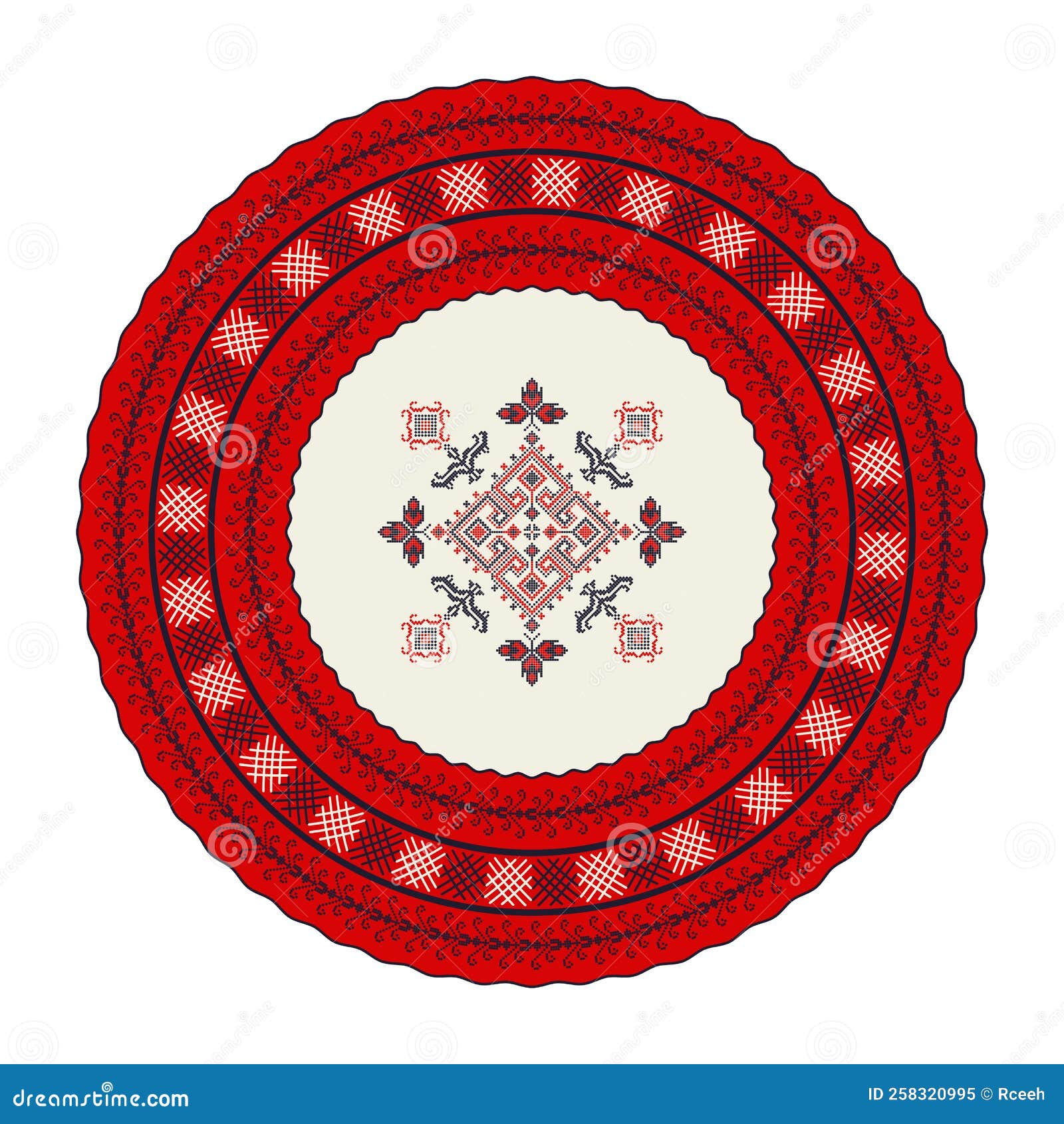 Romanian Round Design Element 14 Stock Vector - Illustration of detail ...