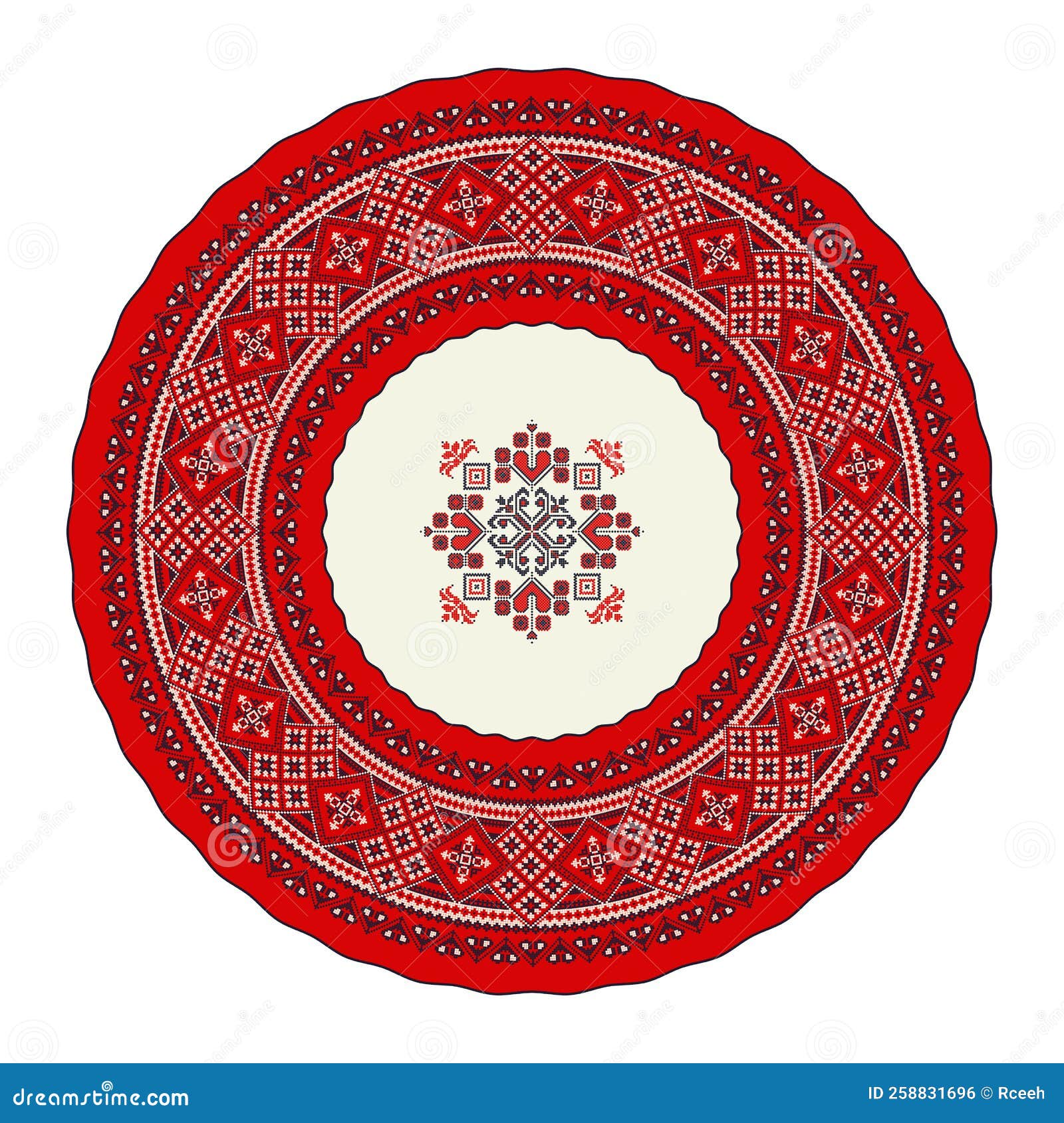 Romanian Round Design Element 29 Stock Vector - Illustration of ...