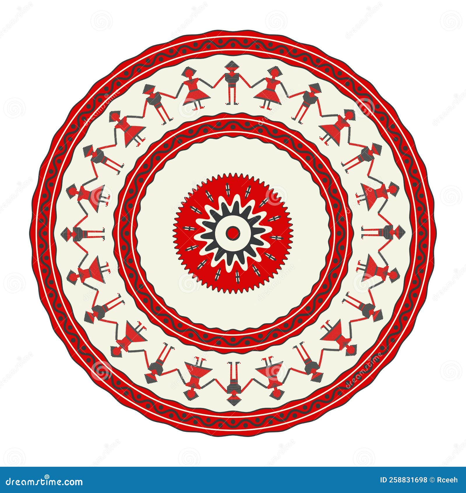 Romanian Round Design Element 30 Stock Vector - Illustration of design ...