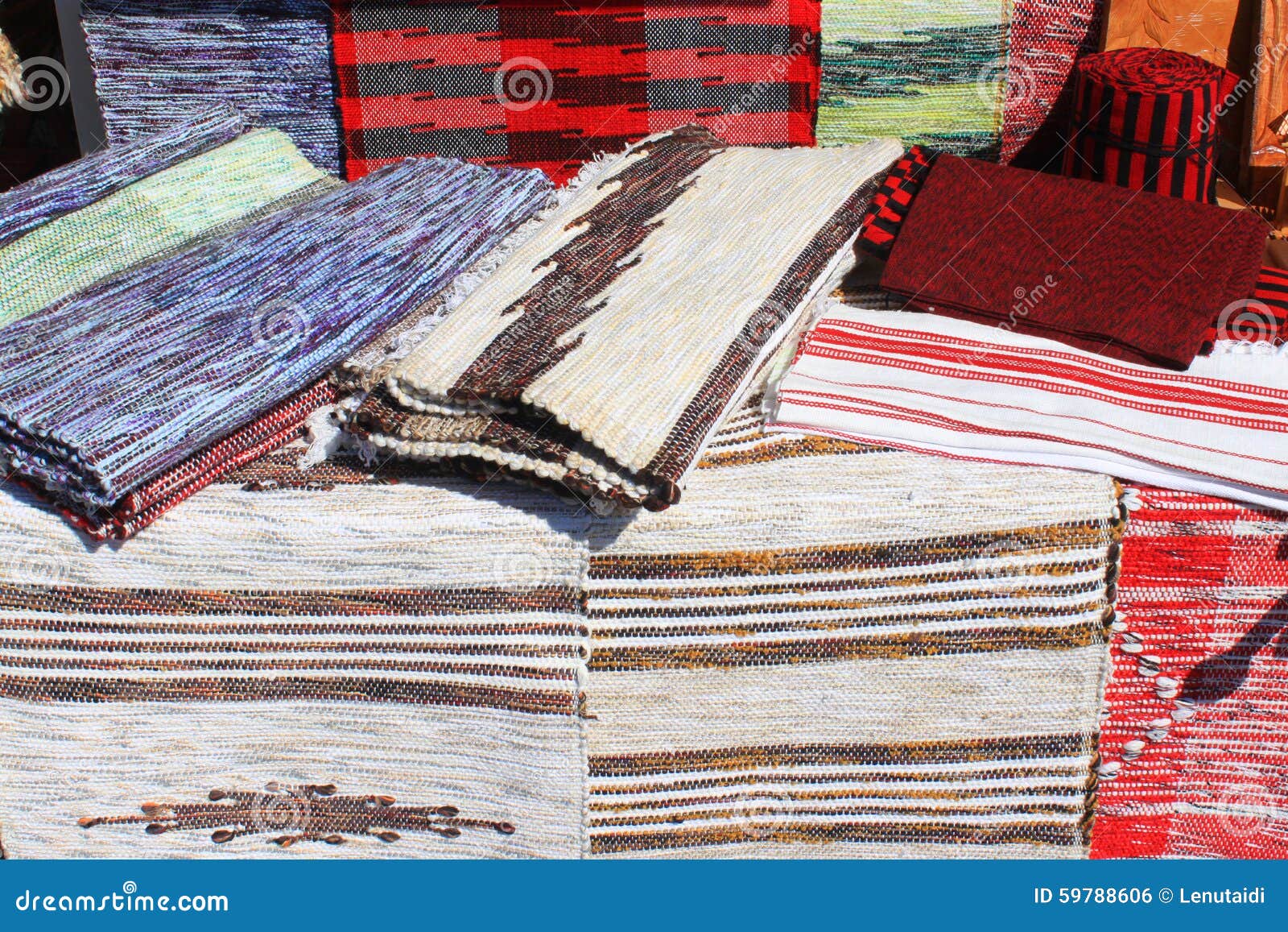 Romanian rugs stock photo. Image of decoration, craft - 59788606