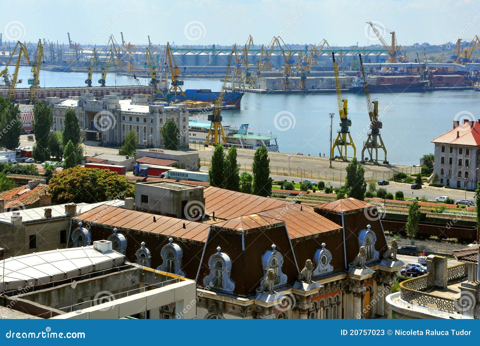 Romanian Shipyard in Constanta City Editorial Stock Photo - Image of ...