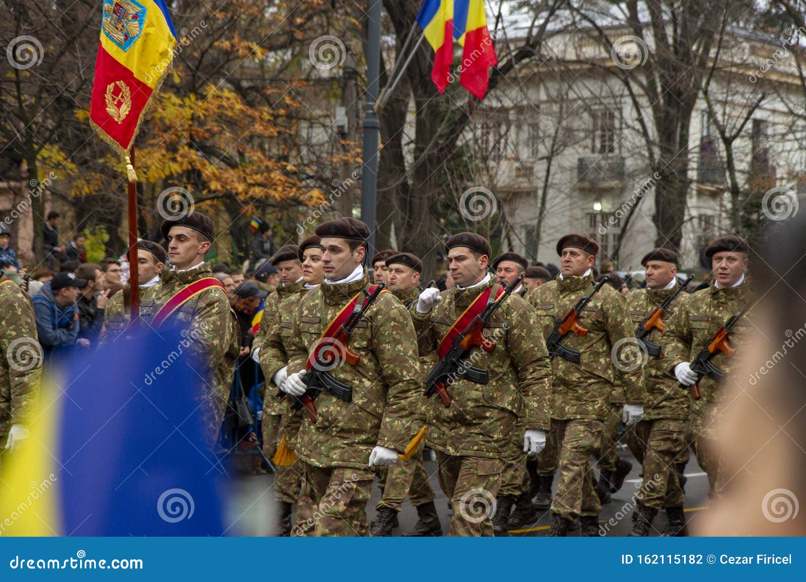 Romanian Soldiers Parade on National Army Day Editorial Photography ...