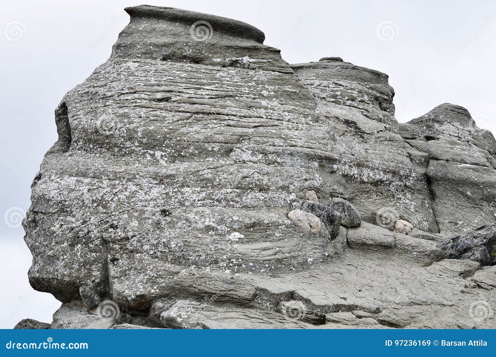 Romanian Sphinx, Geological Phenomenon Formed through Erosion, Bucegi ...