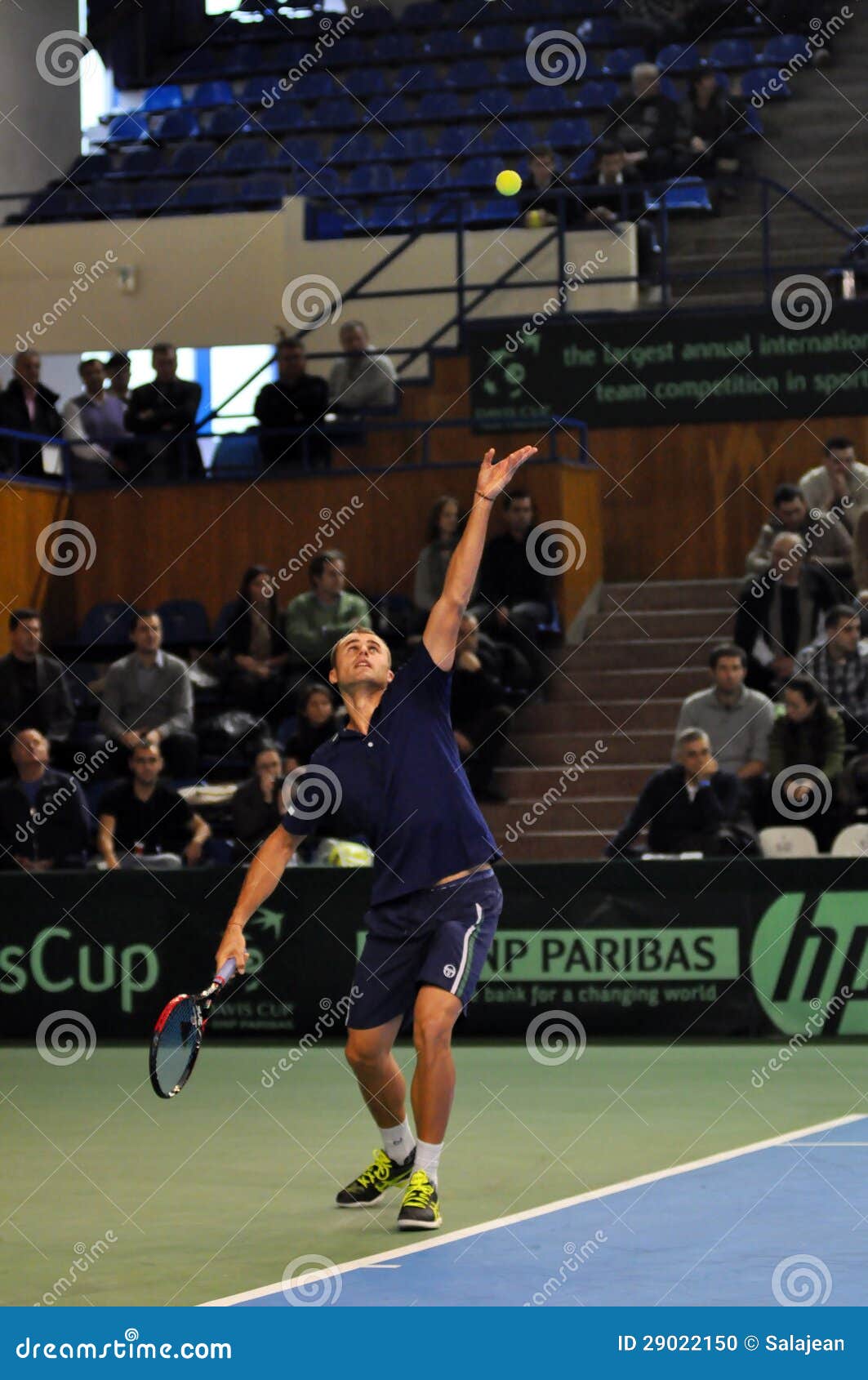 Romanian Tennis Player Marius Copil in Action Editorial Image - Image ...