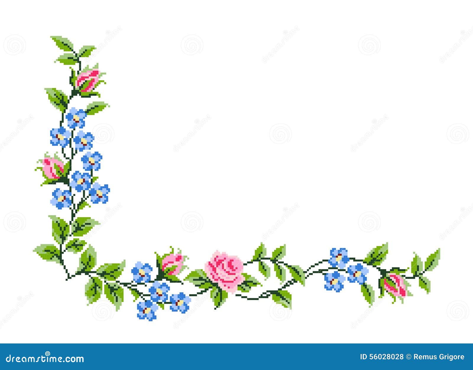 Romanian Traditional Border - Cdr Format Stock Vector - Illustration of ...
