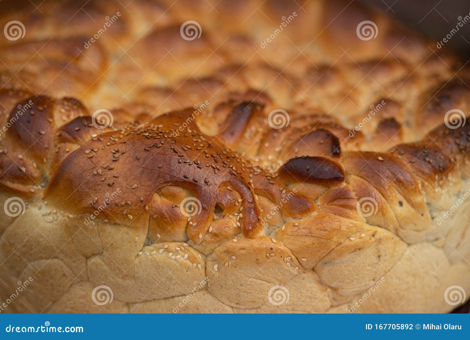 Romanian traditional bread stock photo. Image of abstract - 167705892