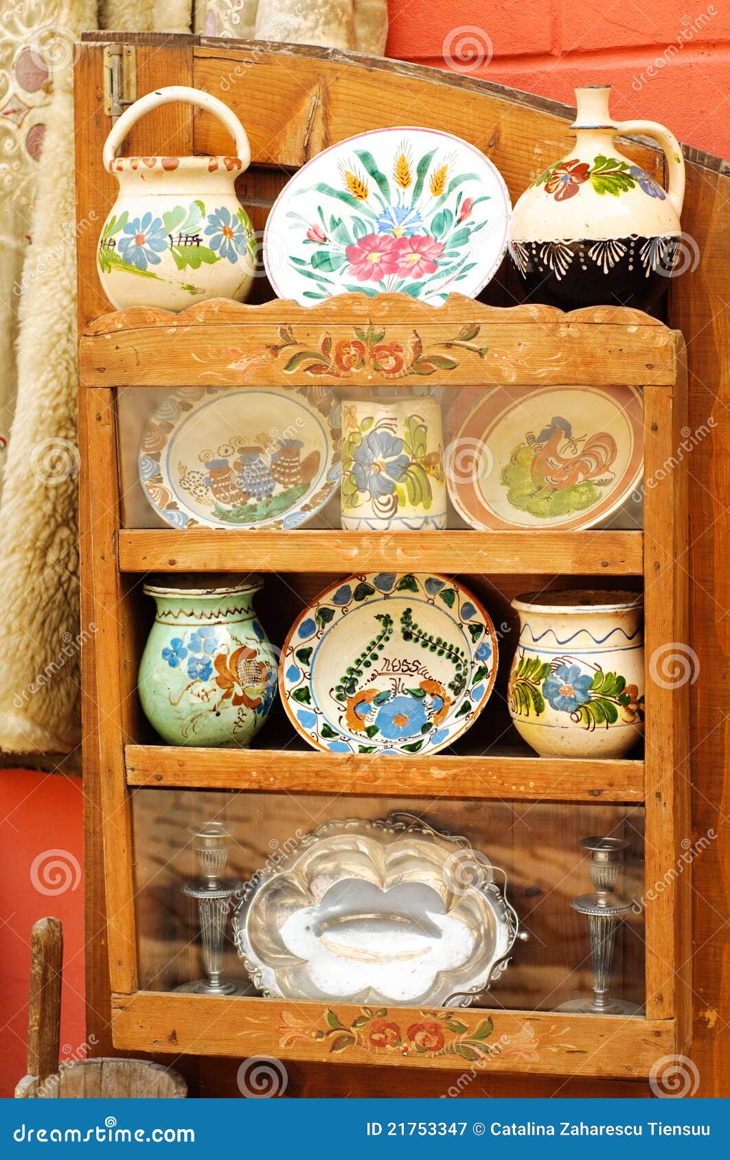 Romanian Traditional Ceramic Pots Stock Image - Image of romania ...
