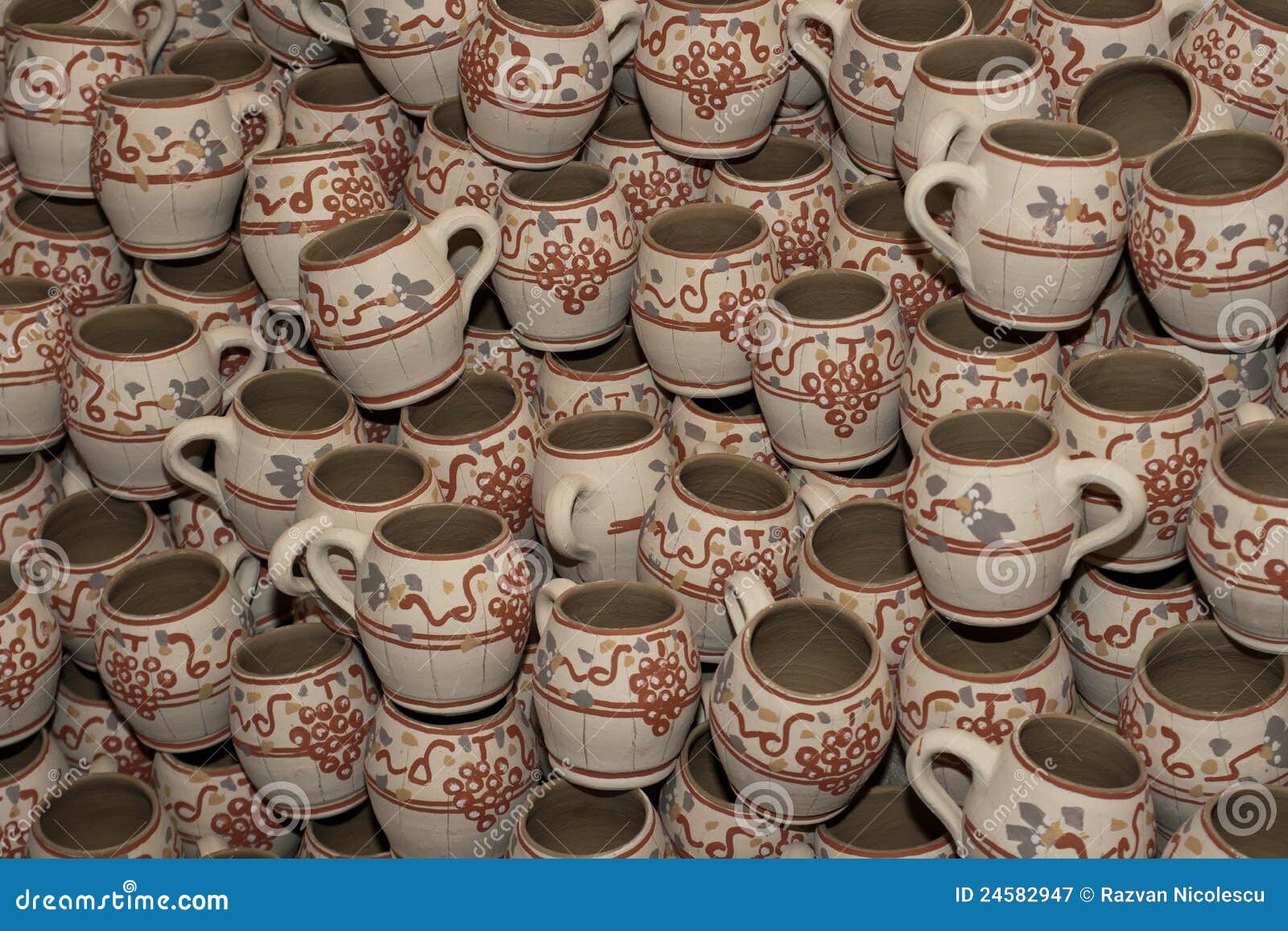Clay Tea Cups For Indian Chai Tea. Kolkata. India Royalty-Free Stock ...