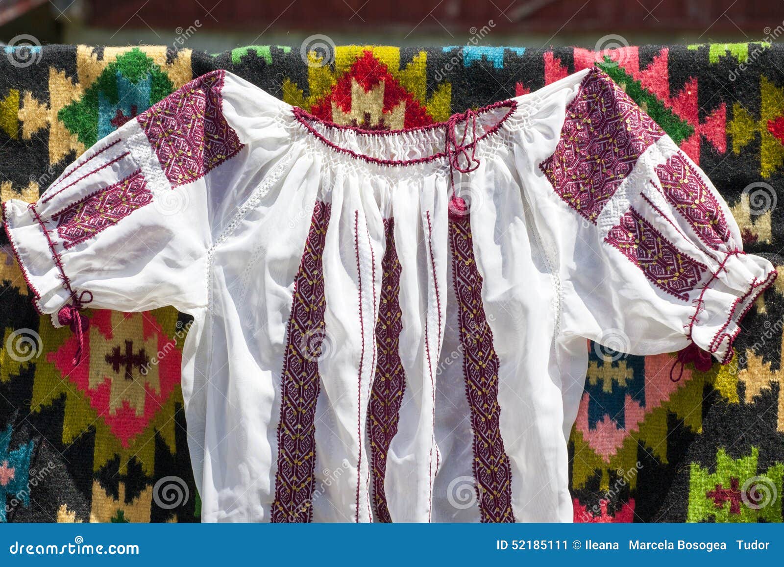 Romanian Traditional Clothes Stock Image - Image of culture, romanian ...
