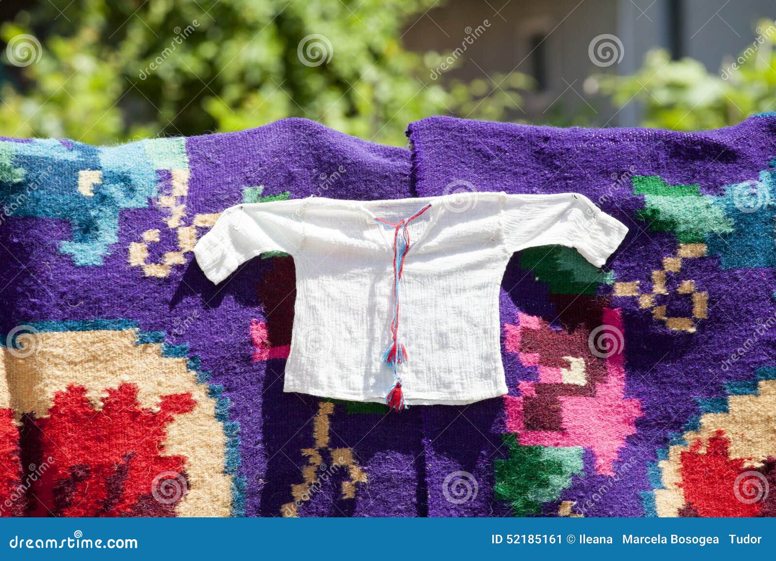 Romanian Traditional Clothes Stock Image - Image of blouse, rural: 52185161