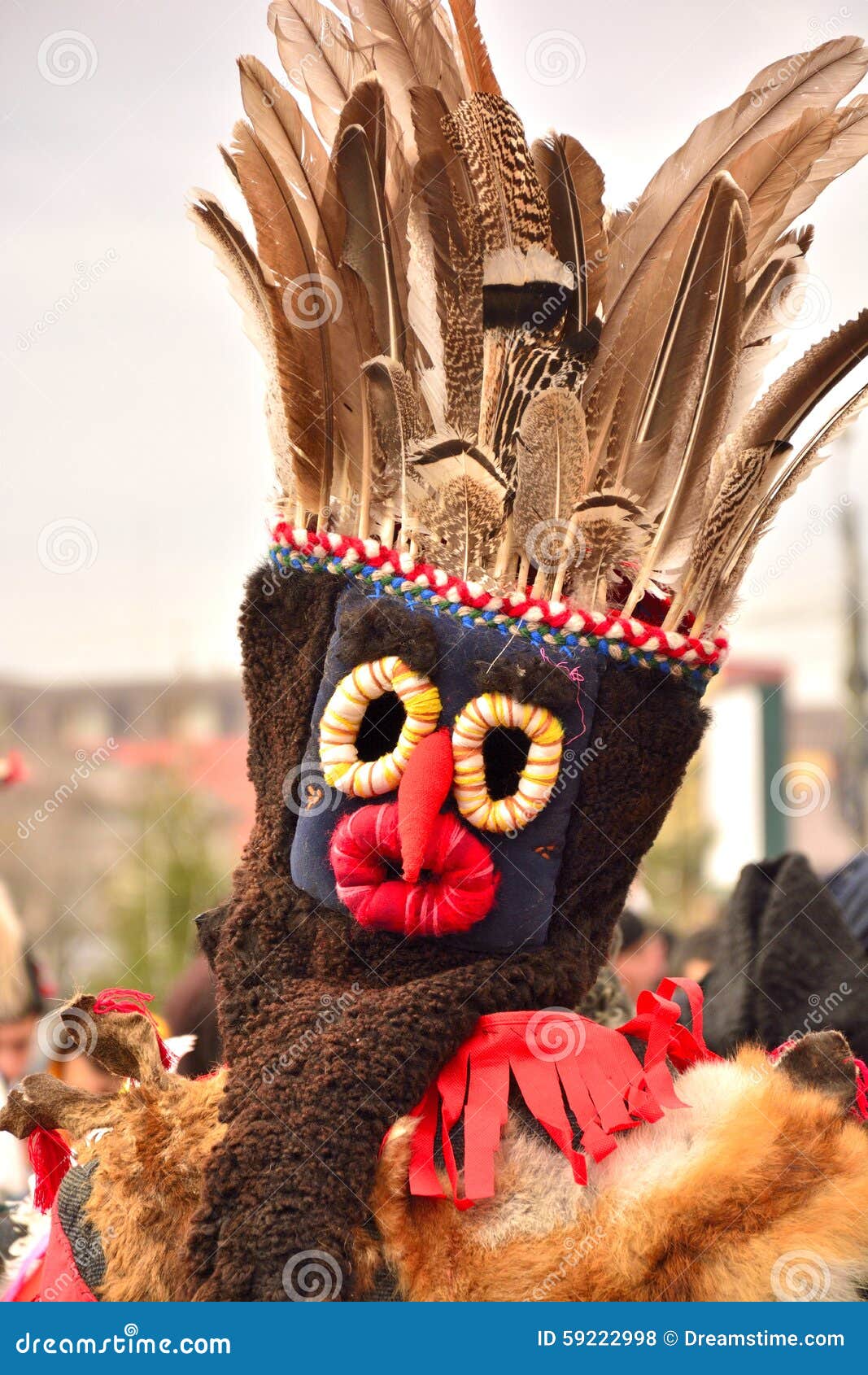 Romanian Traditional Pagan Mask Stock Photo - Image of culture ...