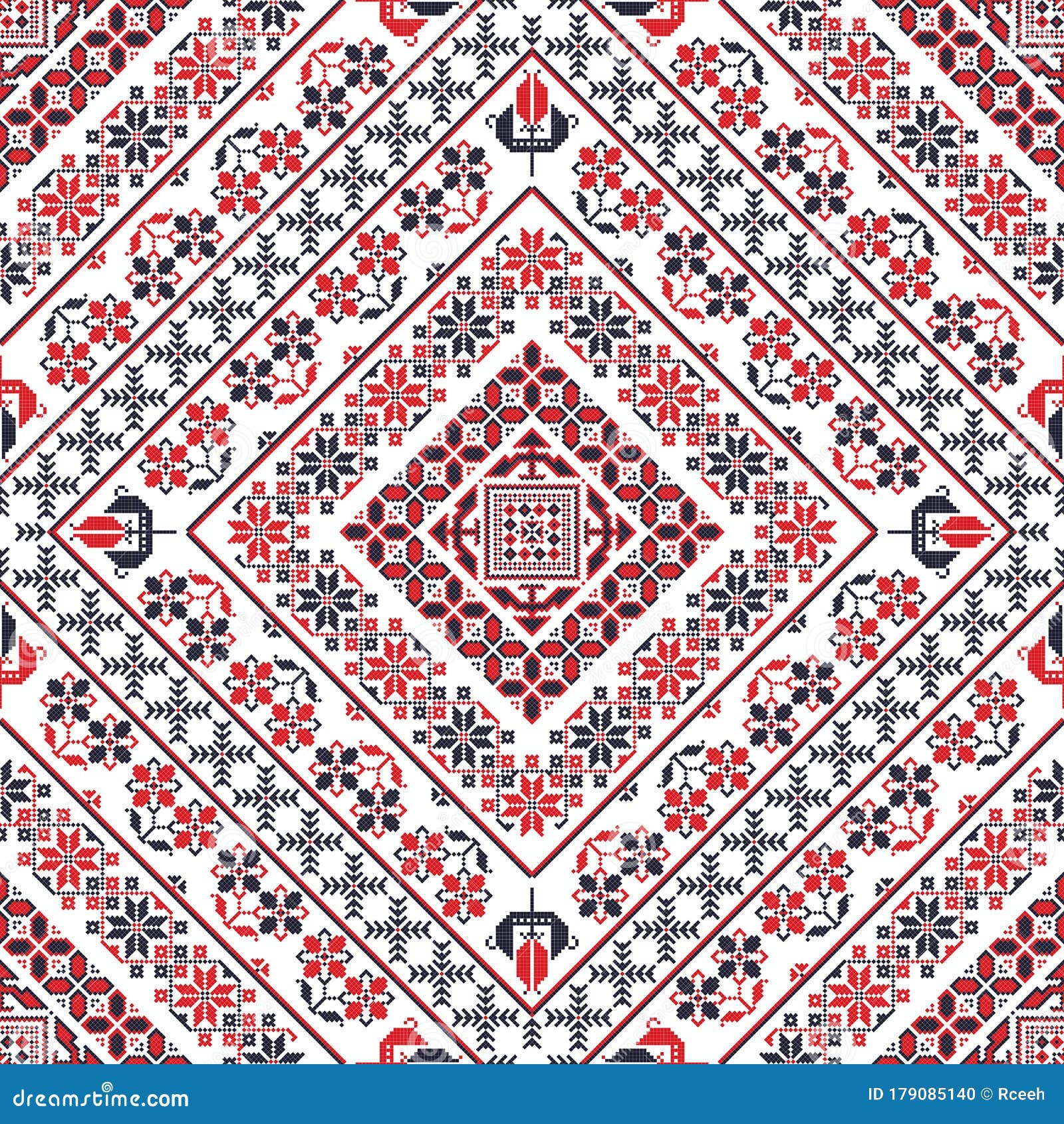 Romanian Traditional Pattern 1 Stock Vector - Illustration of eastern ...