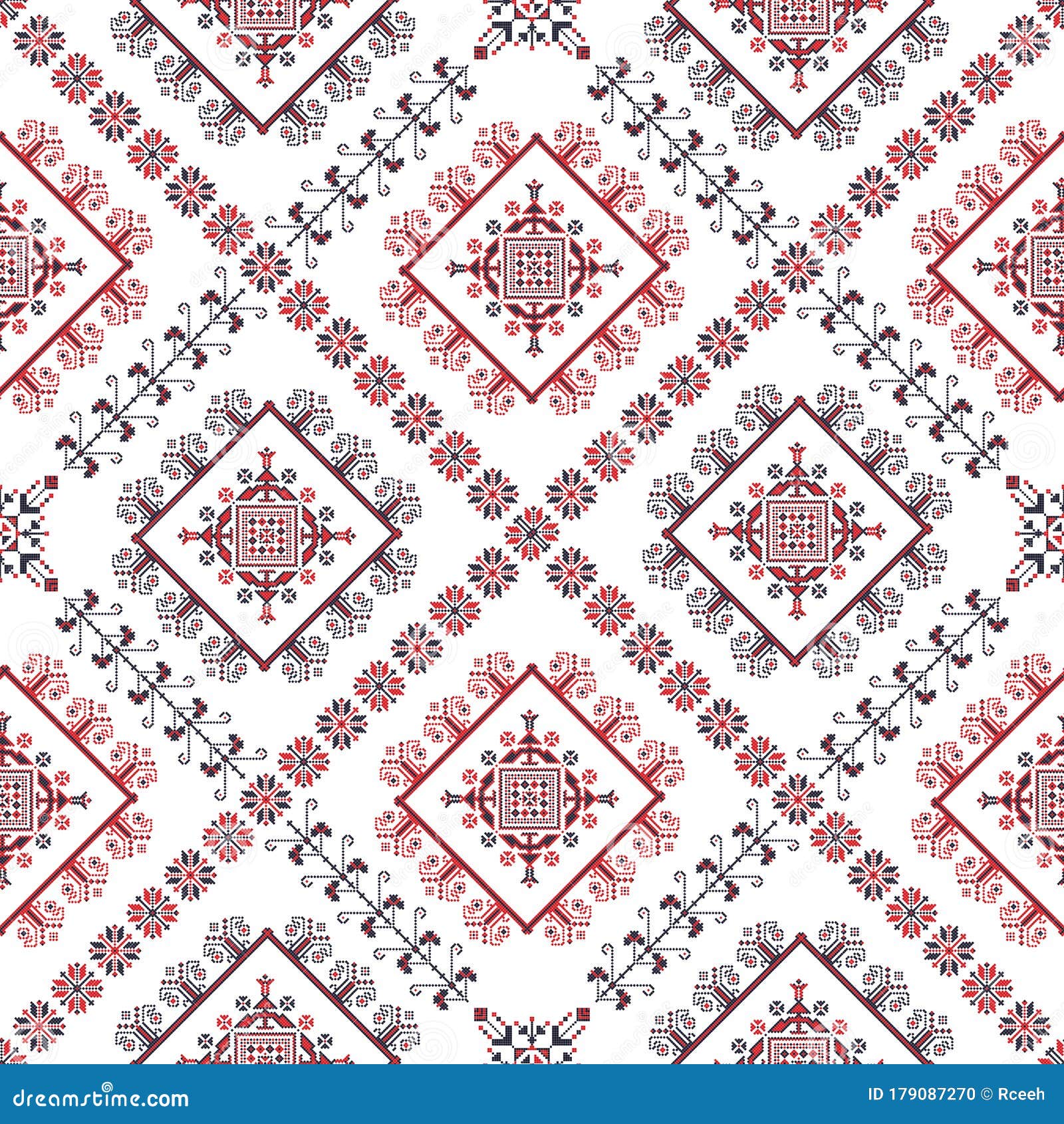 Romanian Traditional Pattern 6 Stock Vector - Illustration of graphic ...