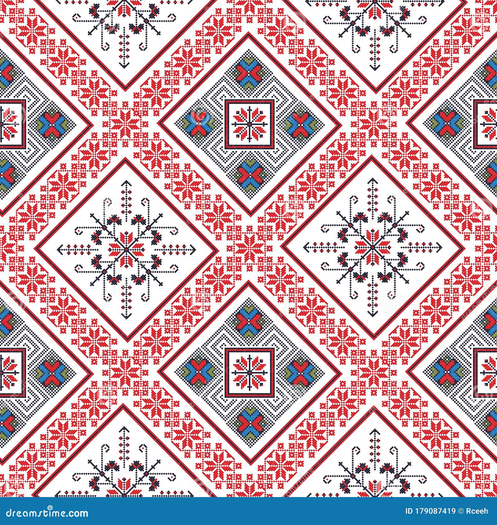 Romanian Traditional Pattern Stock Vector - Illustration of ethnic ...