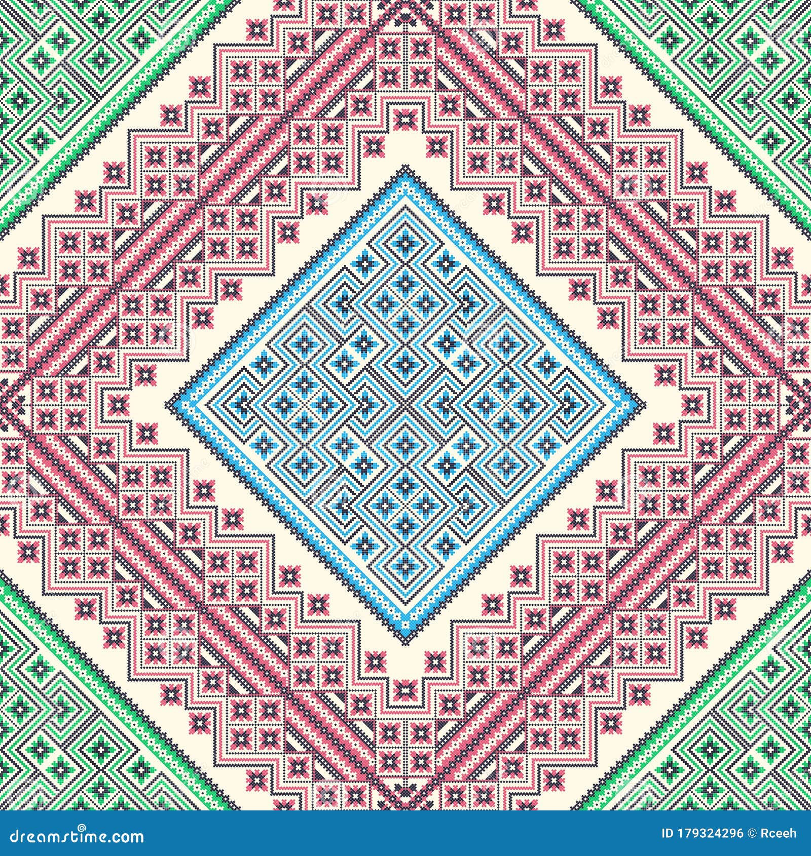 Romanian Traditional Pattern Stock Vector - Illustration of graphic ...