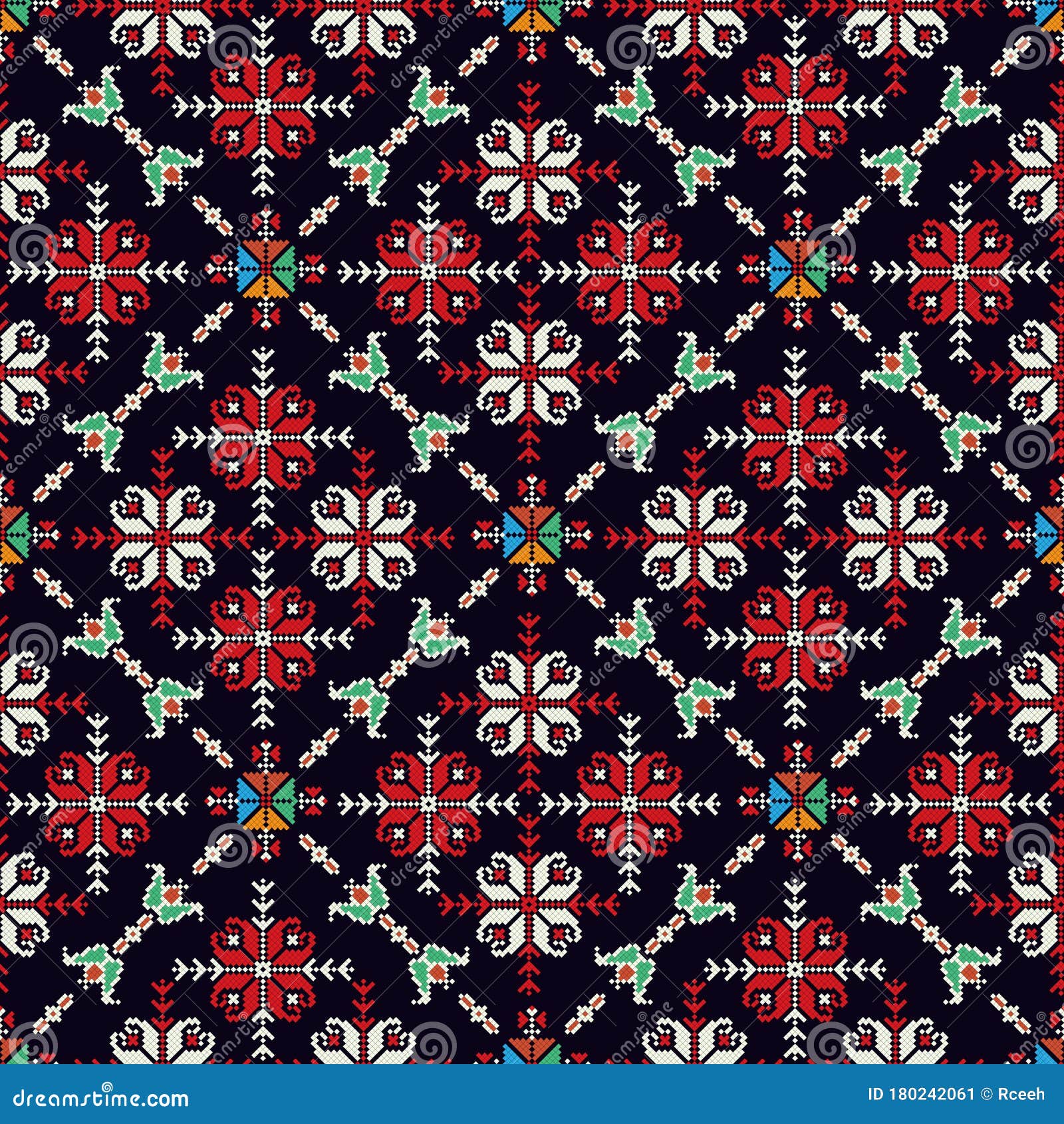 Romanian Traditional Pattern Stock Vector - Illustration of folklore ...