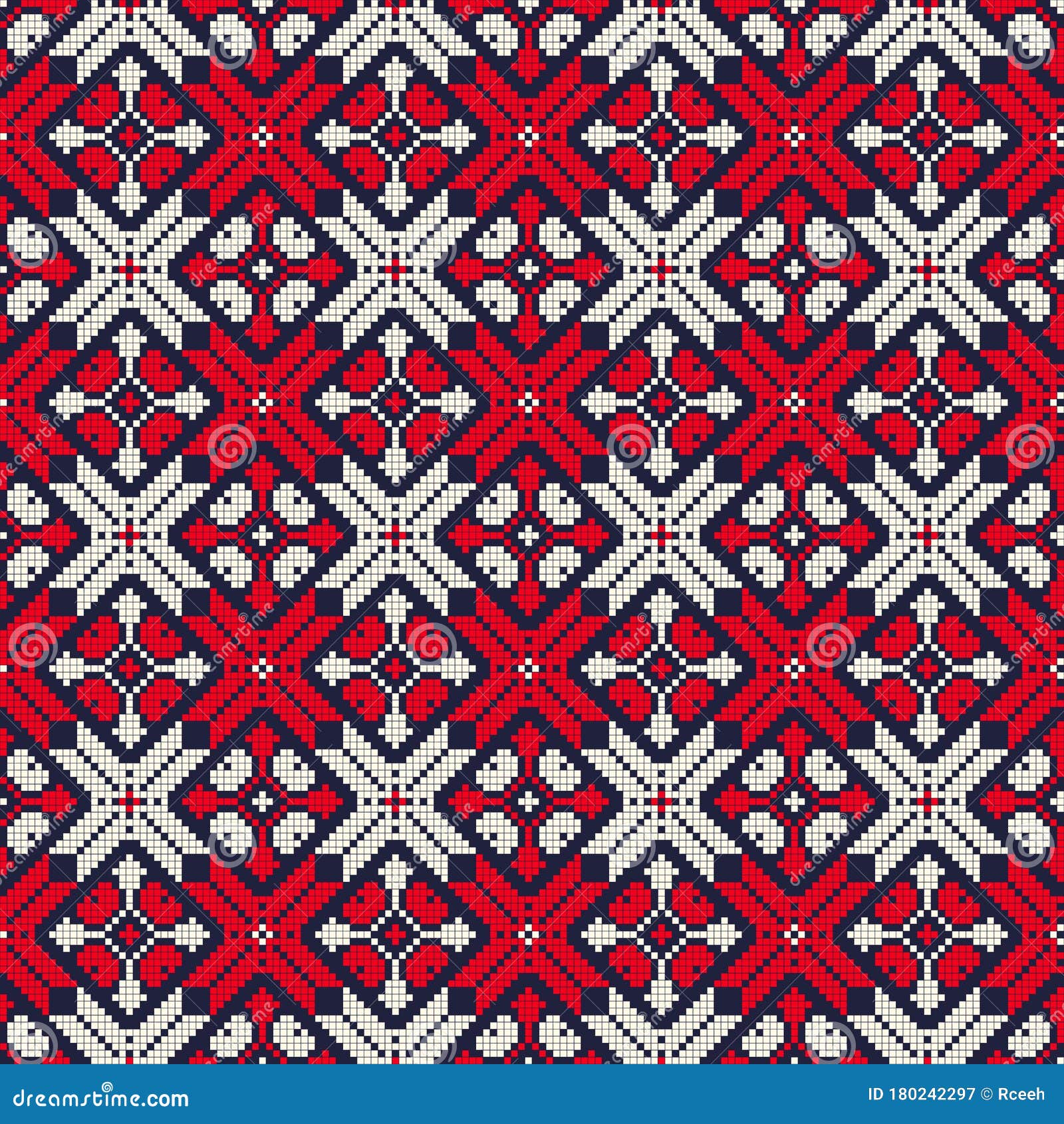 Romanian Traditional Pattern Stock Vector - Illustration of embroidery ...