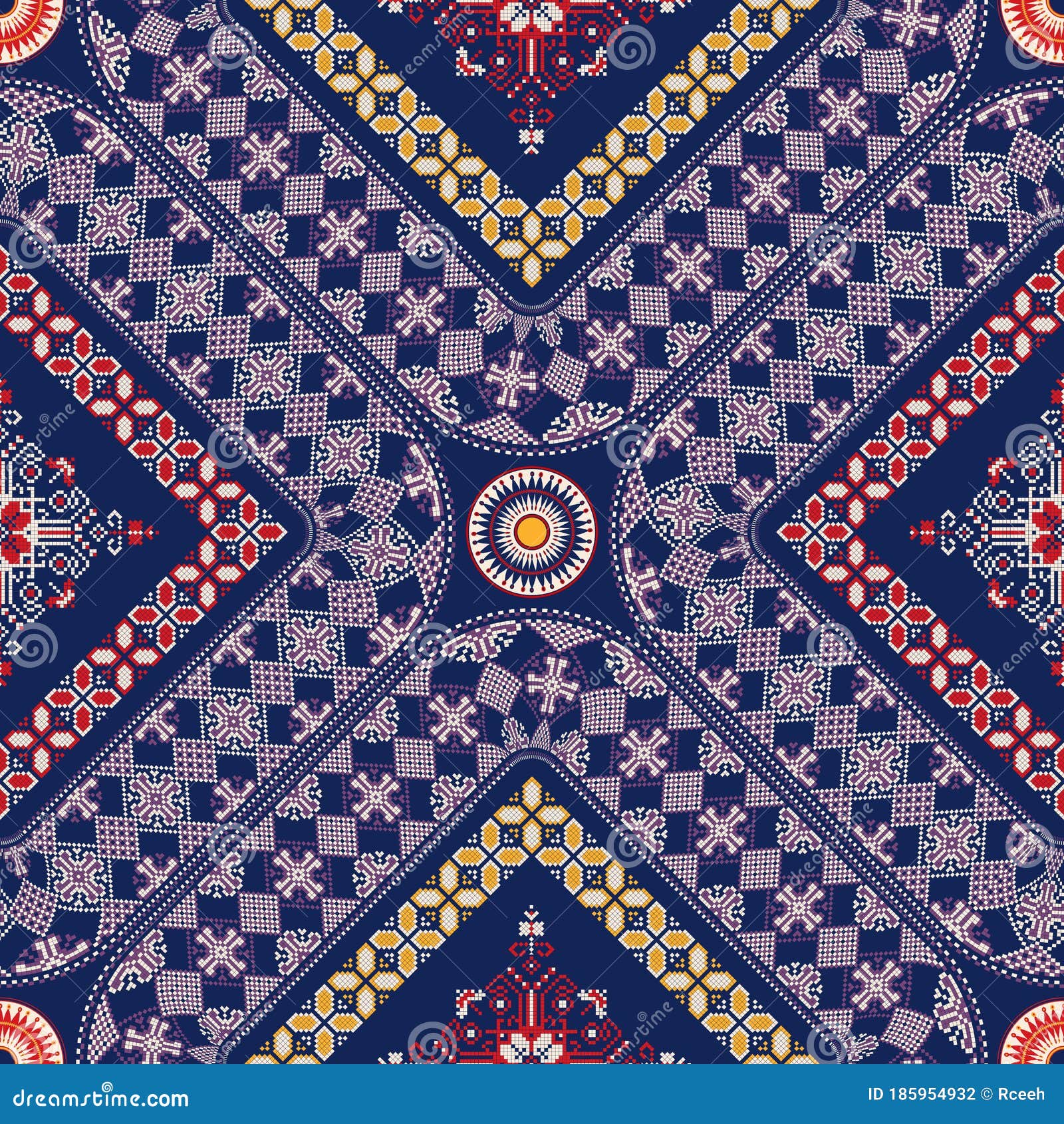 Romanian Traditional Pattern 50 Stock Illustration - Illustration of ...