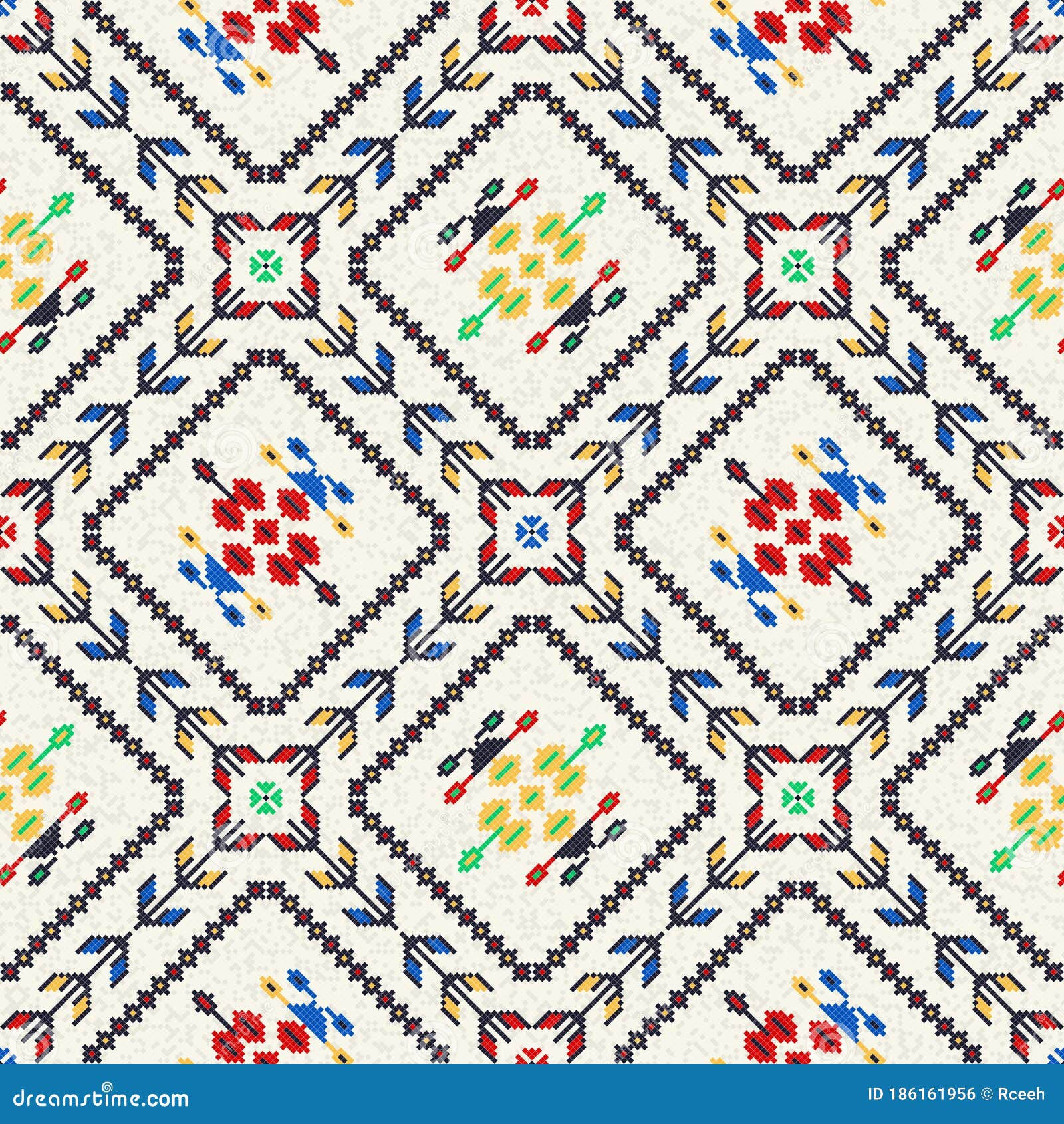 Romanian Traditional Pattern 61 Stock Vector - Illustration of ...