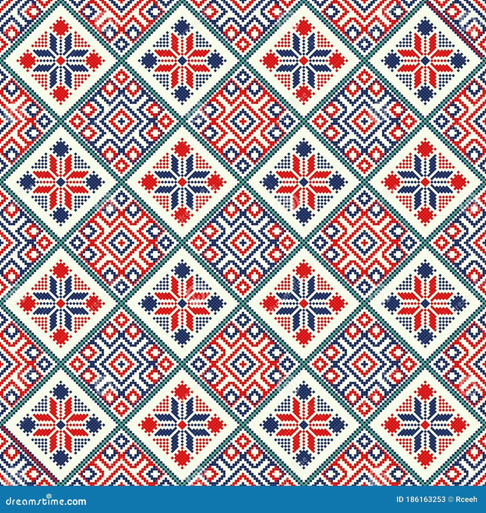 Romanian Traditional Pattern 65 Stock Vector - Illustration of frame ...