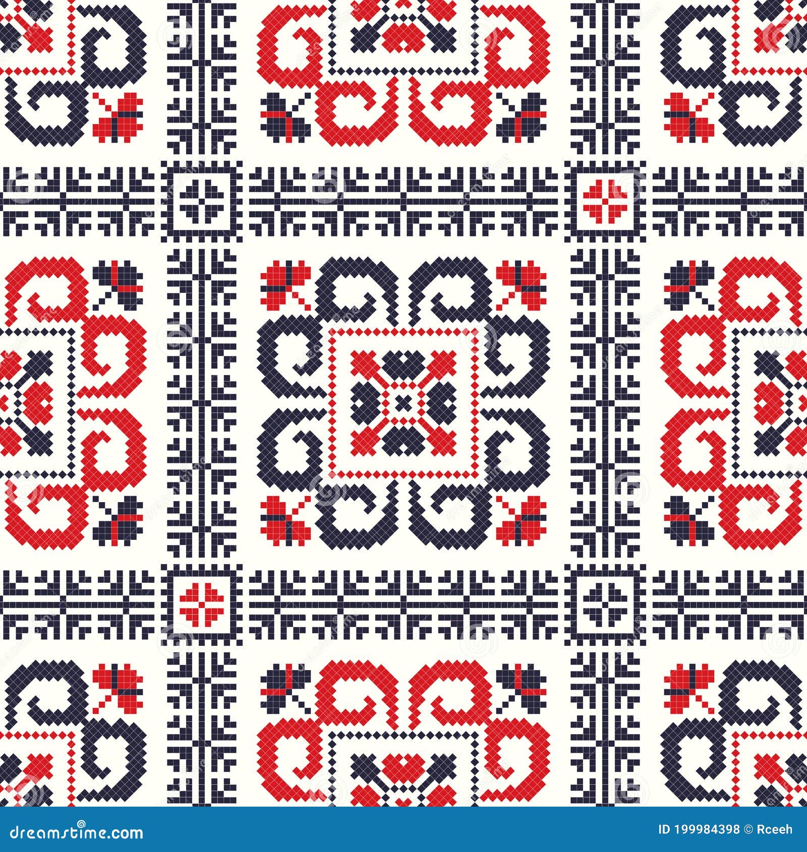 Romanian Traditional Pattern 89 Stock Vector - Illustration of ethnic ...