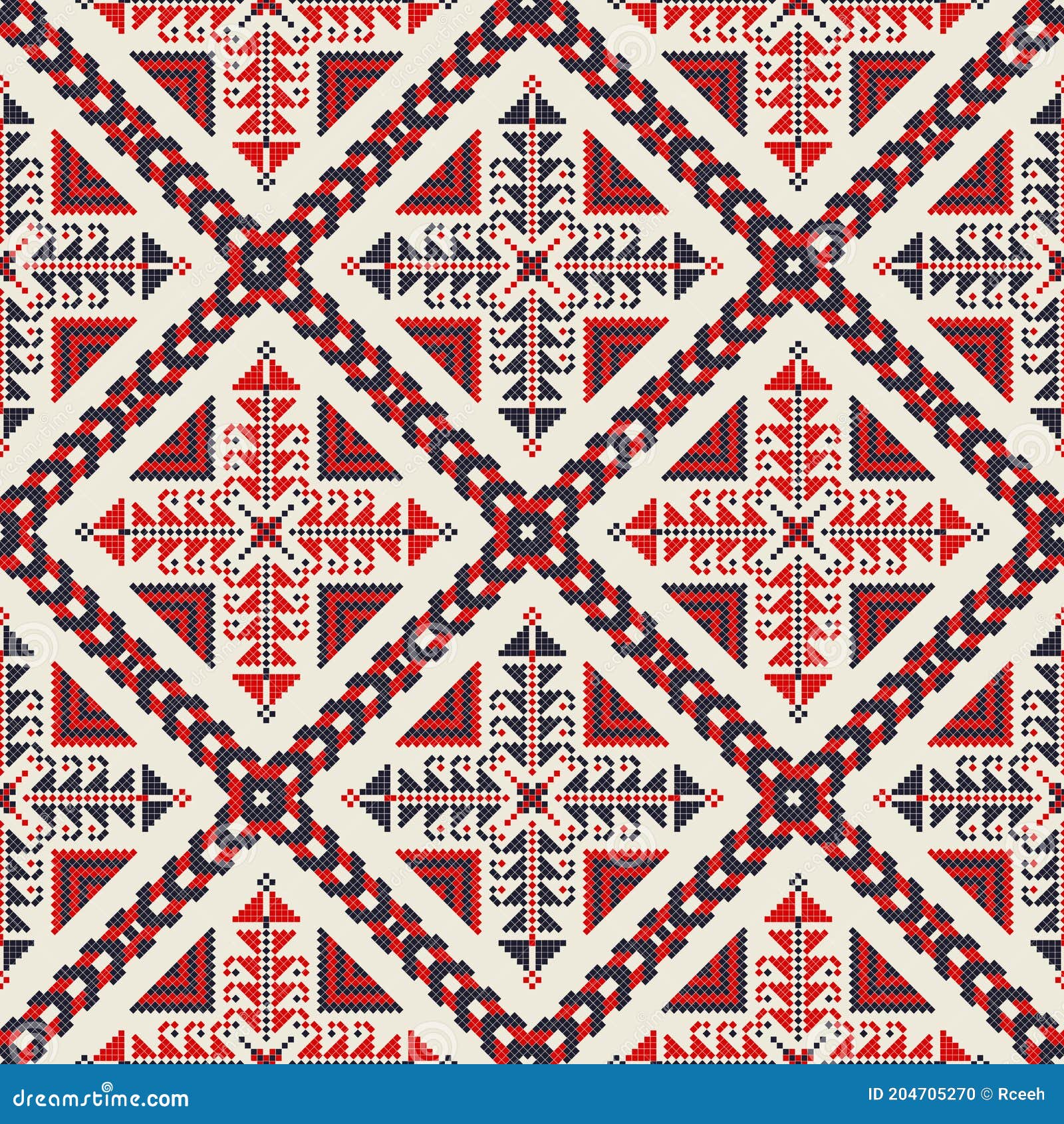 Romanian Traditional Pattern Stock Vector - Illustration of folk ...