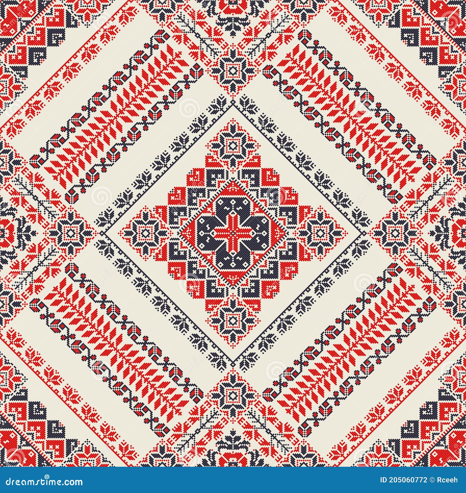 Romanian Traditional Pattern Stock Vector - Illustration of element ...