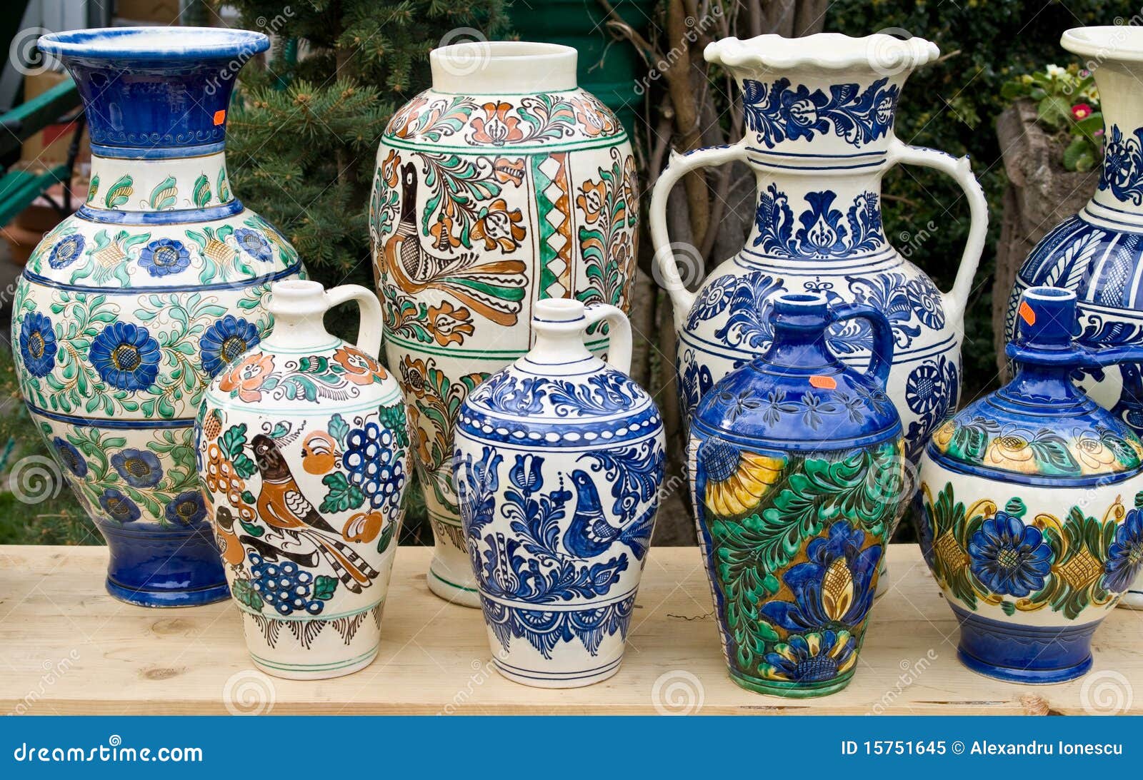 Romanian Traditional Pottery Stock Image - Image of handicraft, retro ...