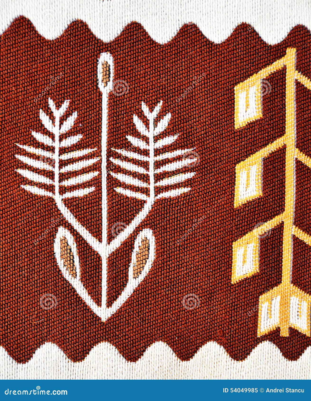 Romanian traditional rug stock image. Image of decoration - 54049985