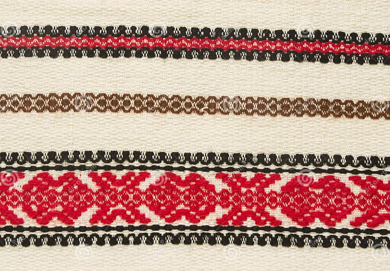 Romanian Traditional Textile Stock Photo - Image of fashion, drawing ...