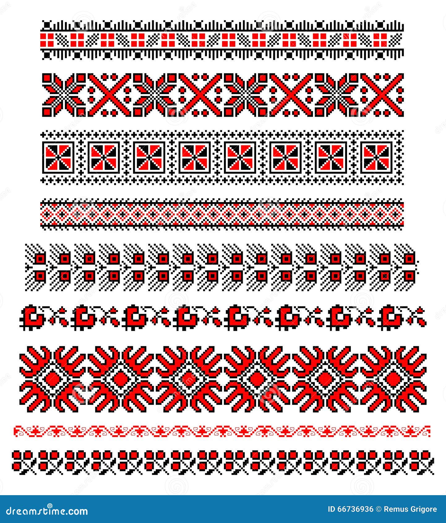 Romanian Traditional Theme - Cdr Format Stock Vector - Illustration of ...