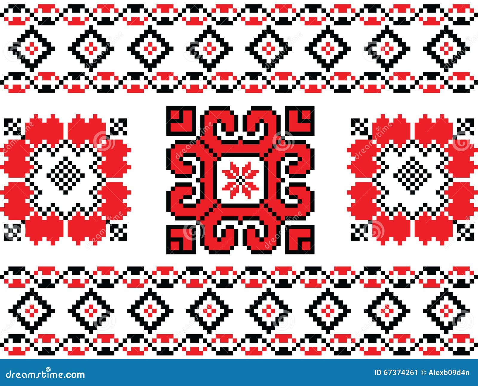 Pattern For Traditional Clothes. Royalty-Free Stock Image ...