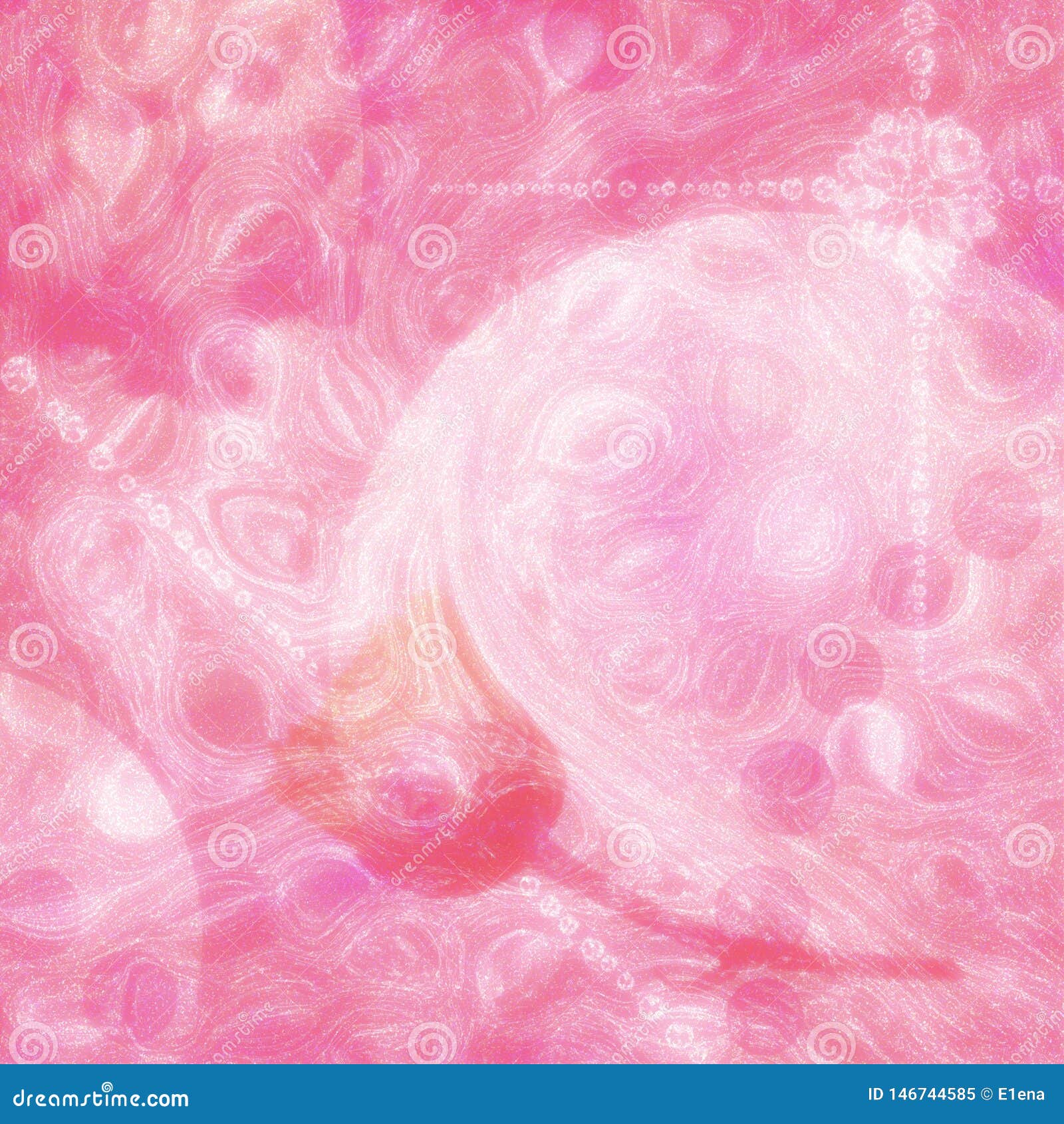 Romantic Abstract Background with Sparkles Stock Illustration ...