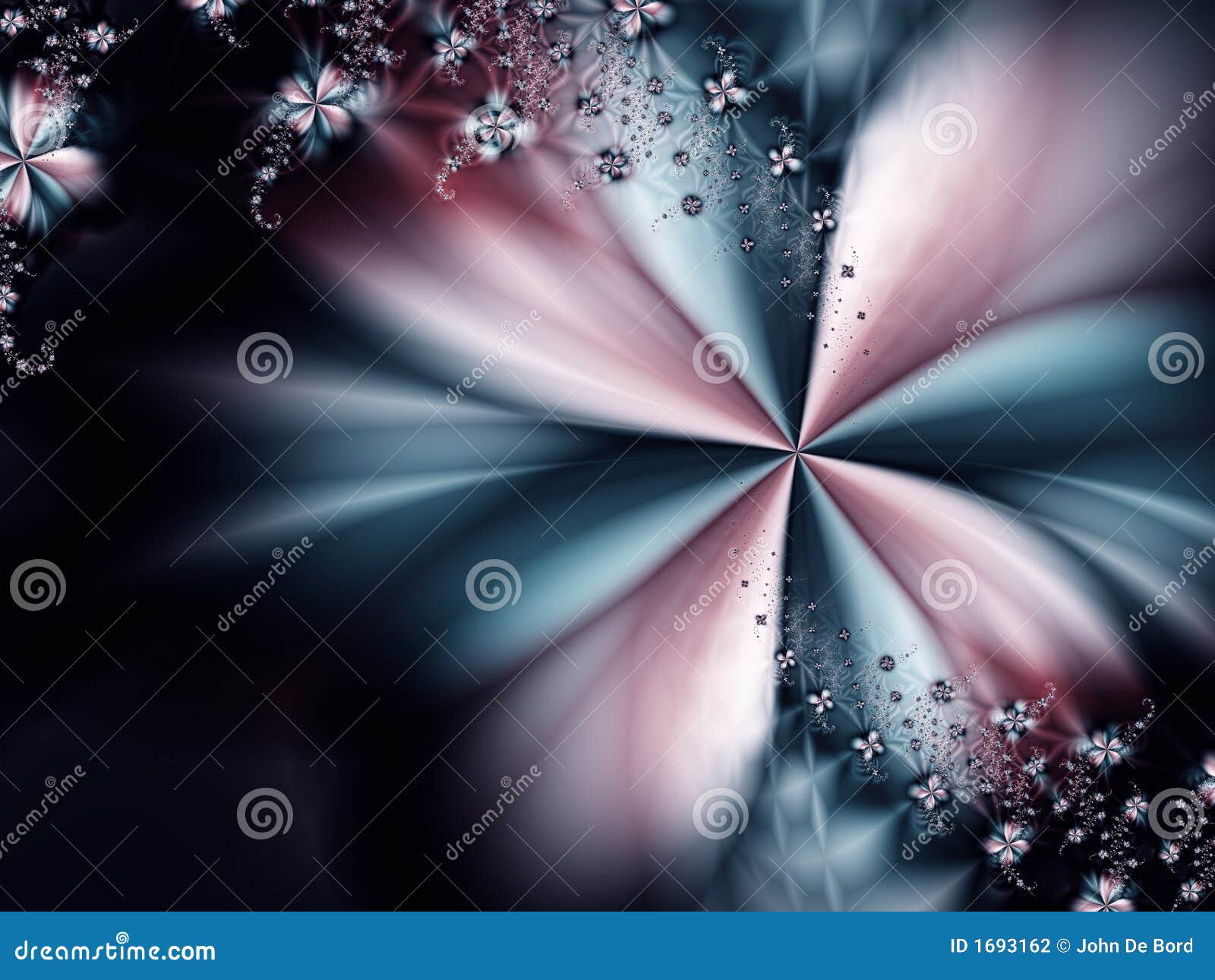 Abstract Gothic Cathedral Painting With Vibrant Colors And Leadlight ...