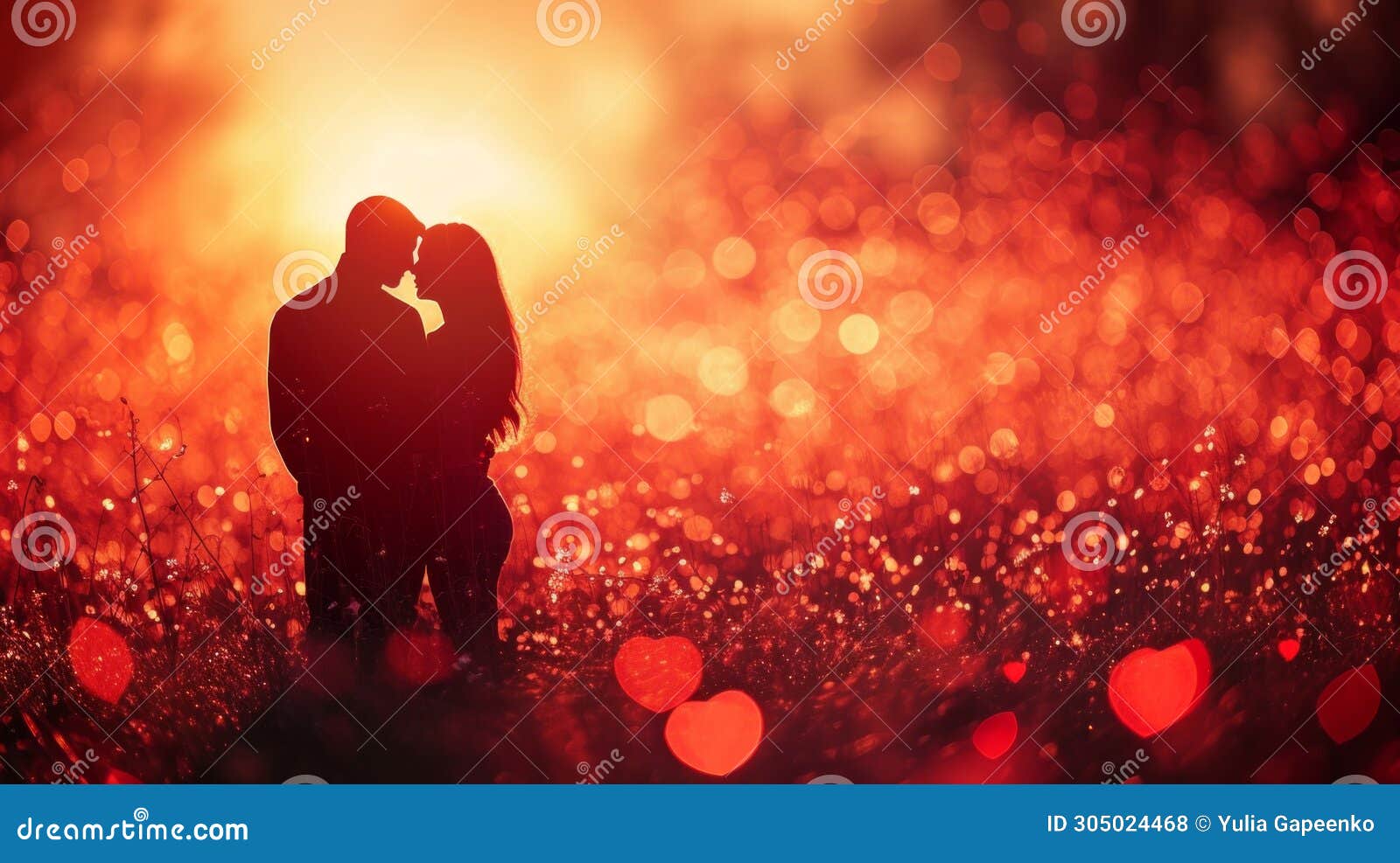 Romantic Backdrop for Expressing Love and Emotions Stock Photo - Image ...