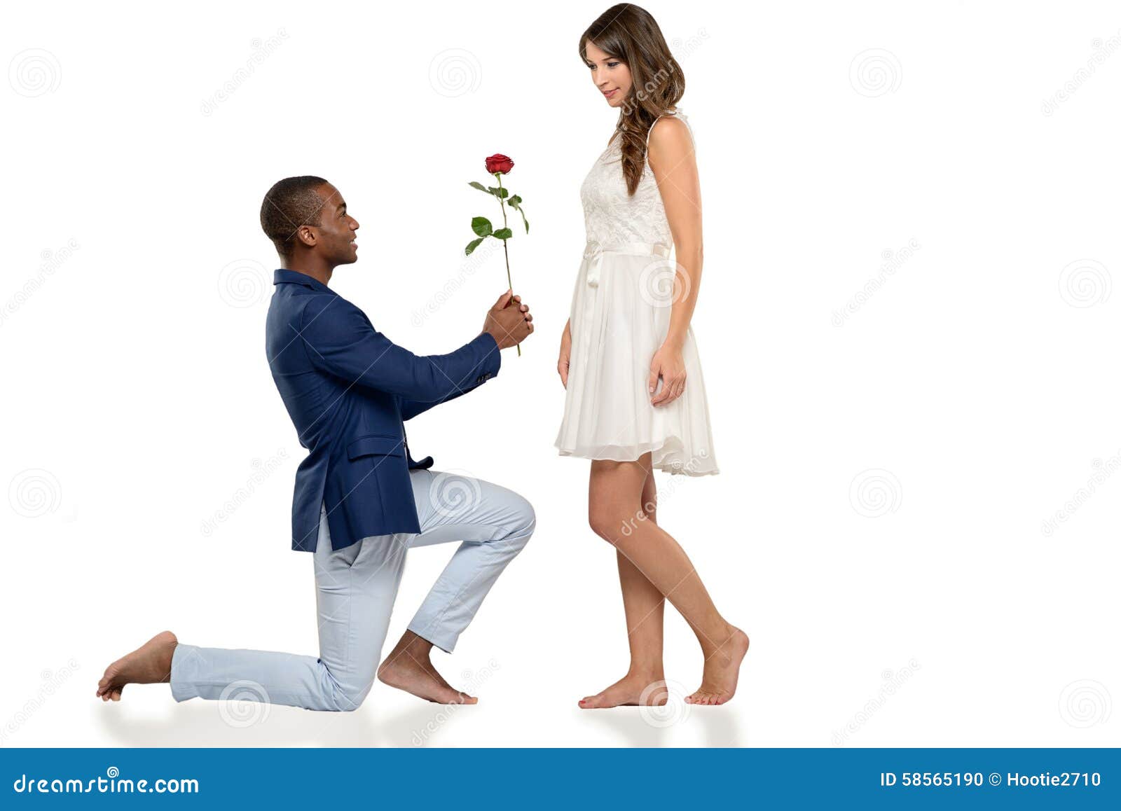 Man Declaring His Love To Woman Stock Photos - Free & Royalty-Free ...